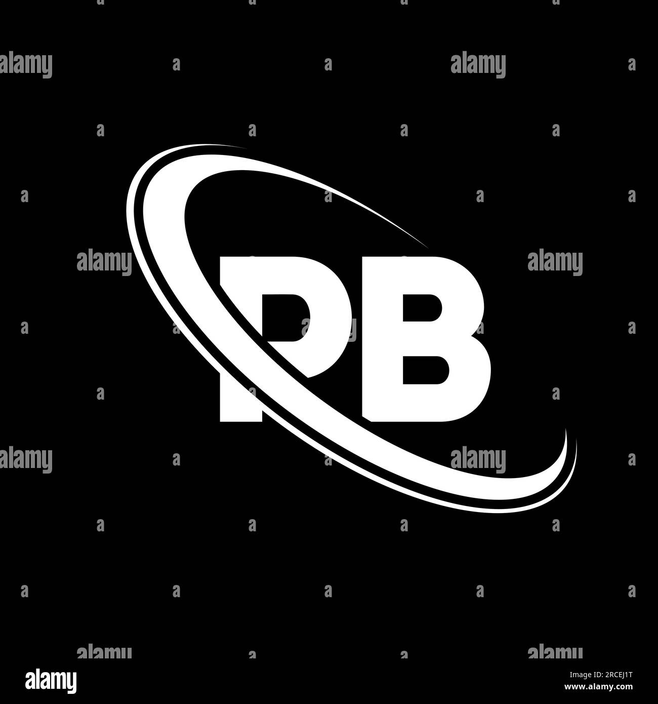 PB logo. P B design. White PB letter. PB/P B letter logo design ...