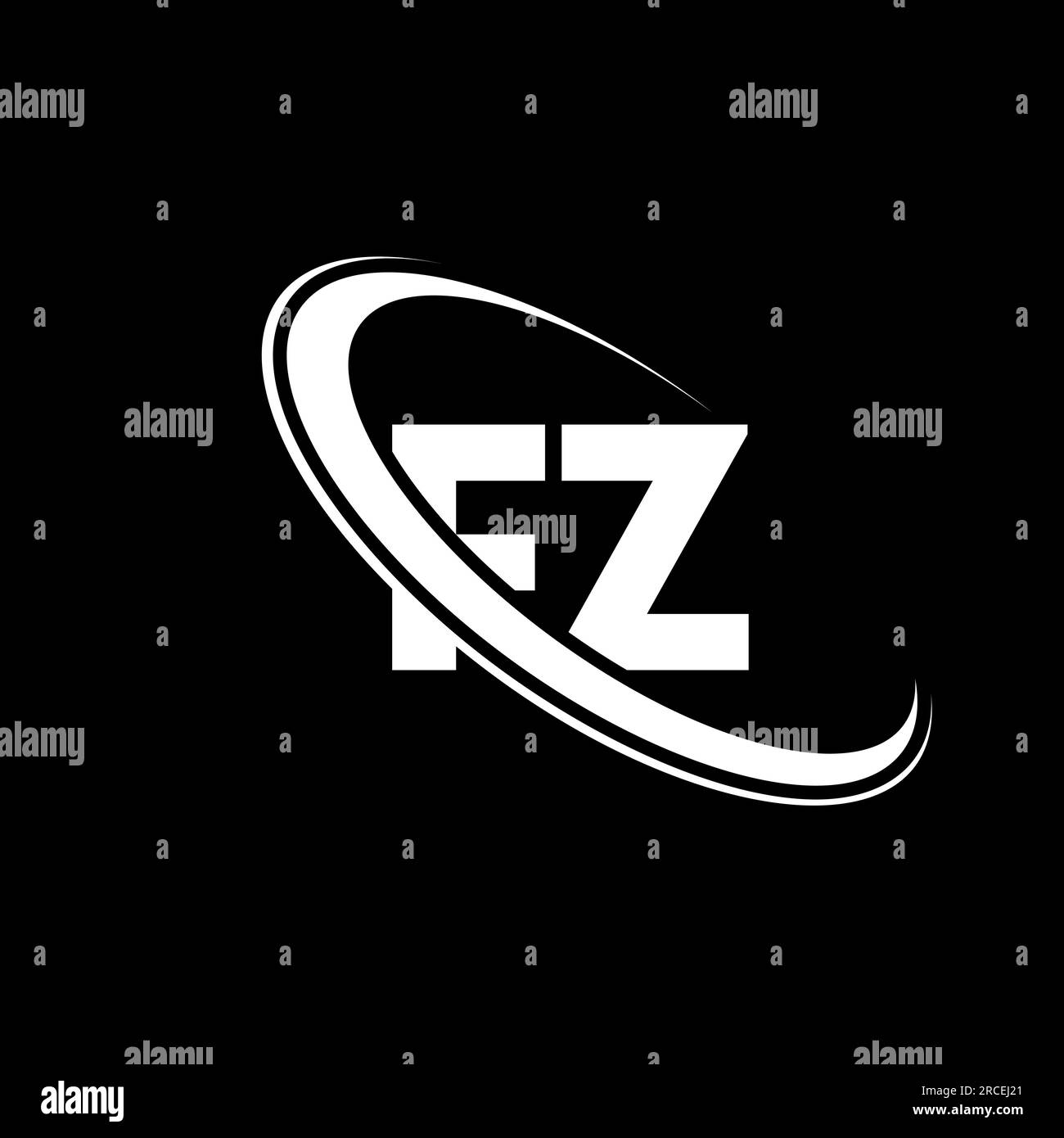 Fz Logo F Z Design White Fz Letter Fz F Z Letter Logo Design
