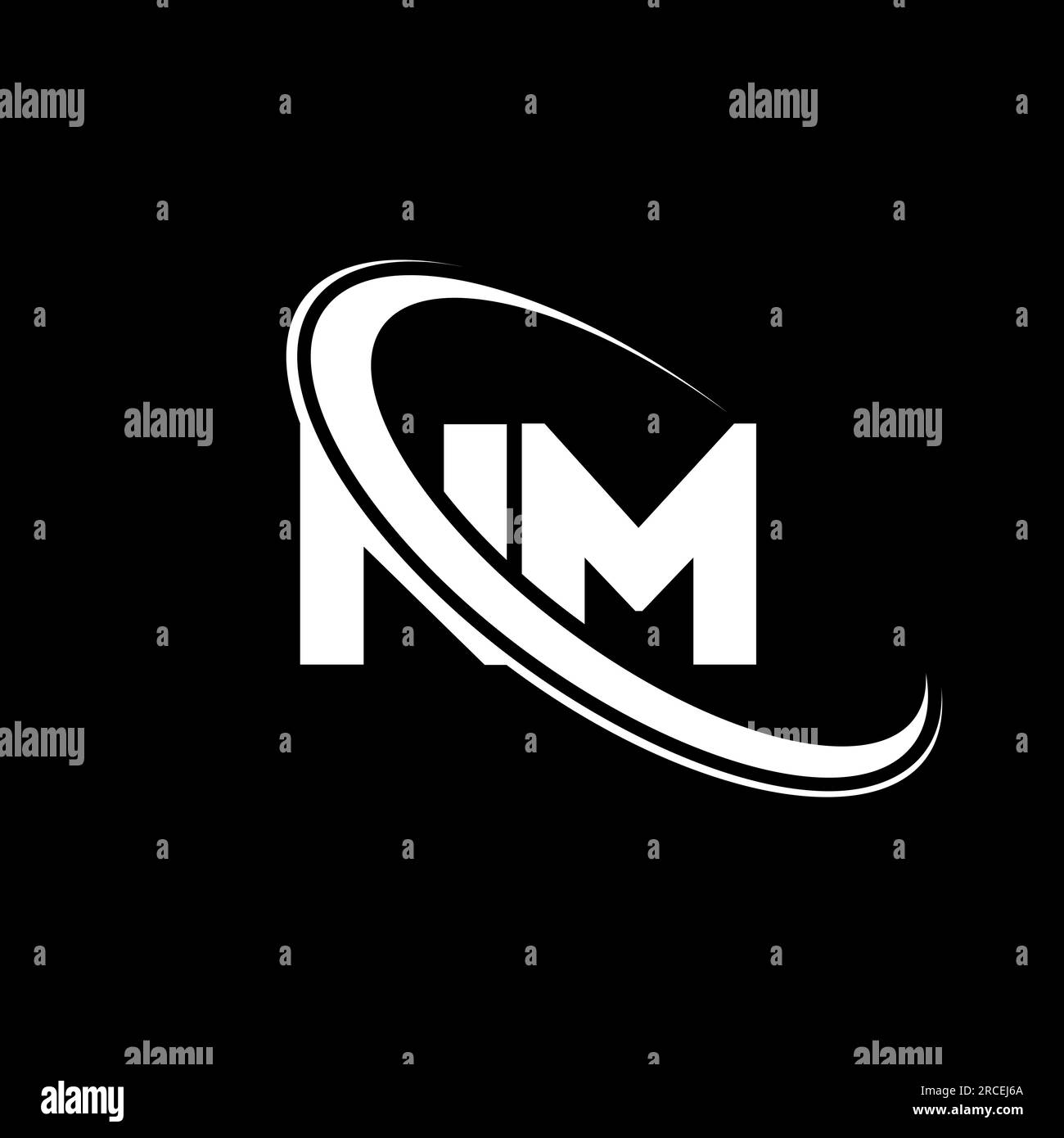 NM logo. N M design. White NM letter. NM/N M letter logo design ...