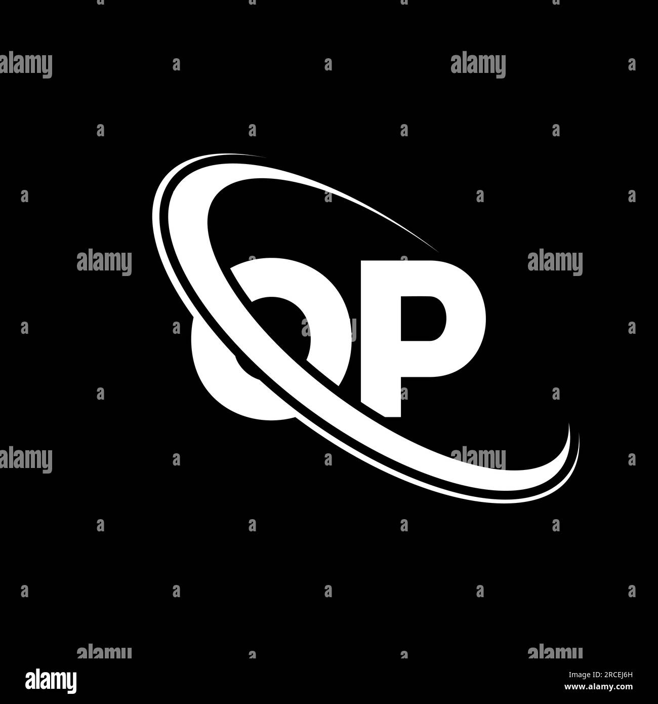 OP logo. O P design. White OP letter. OP/O P letter logo design ...