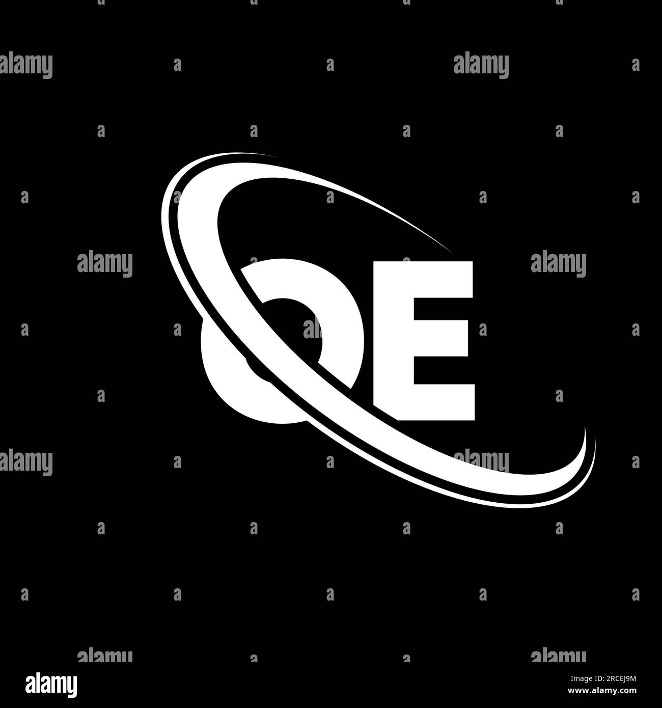 OE logo. O E design. White OE letter. OE/O E letter logo design ...