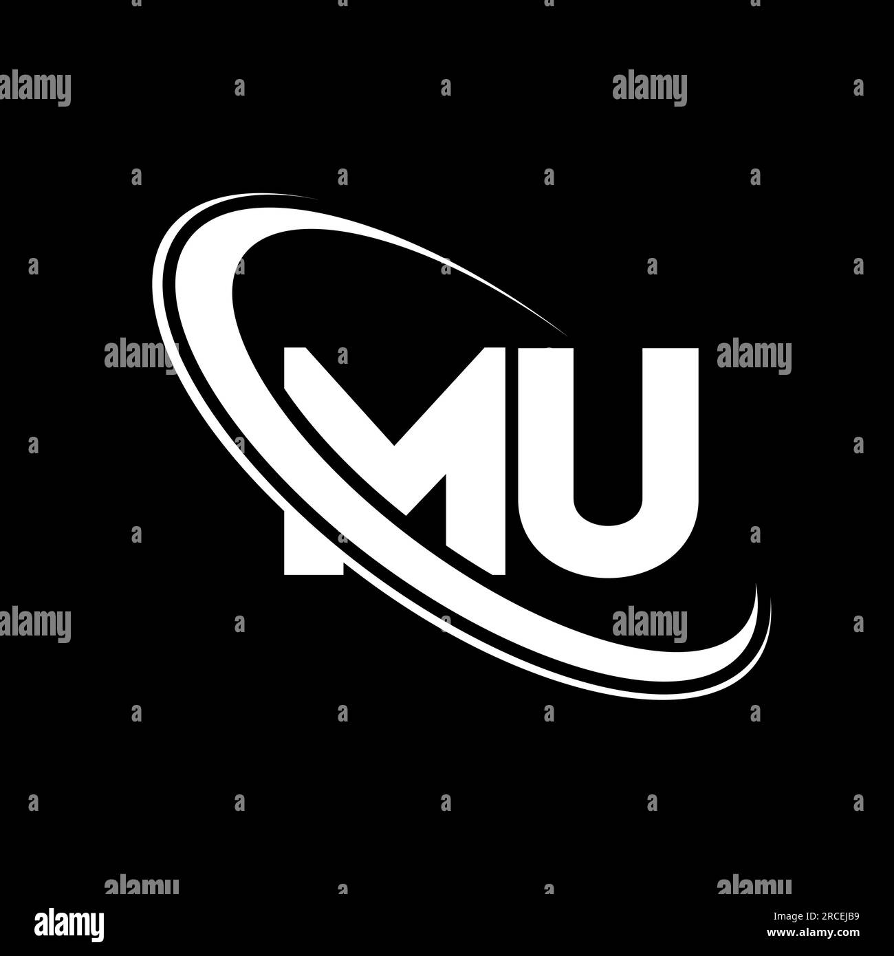 MU logo. M U design. White MU letter. MU/M U letter logo design ...