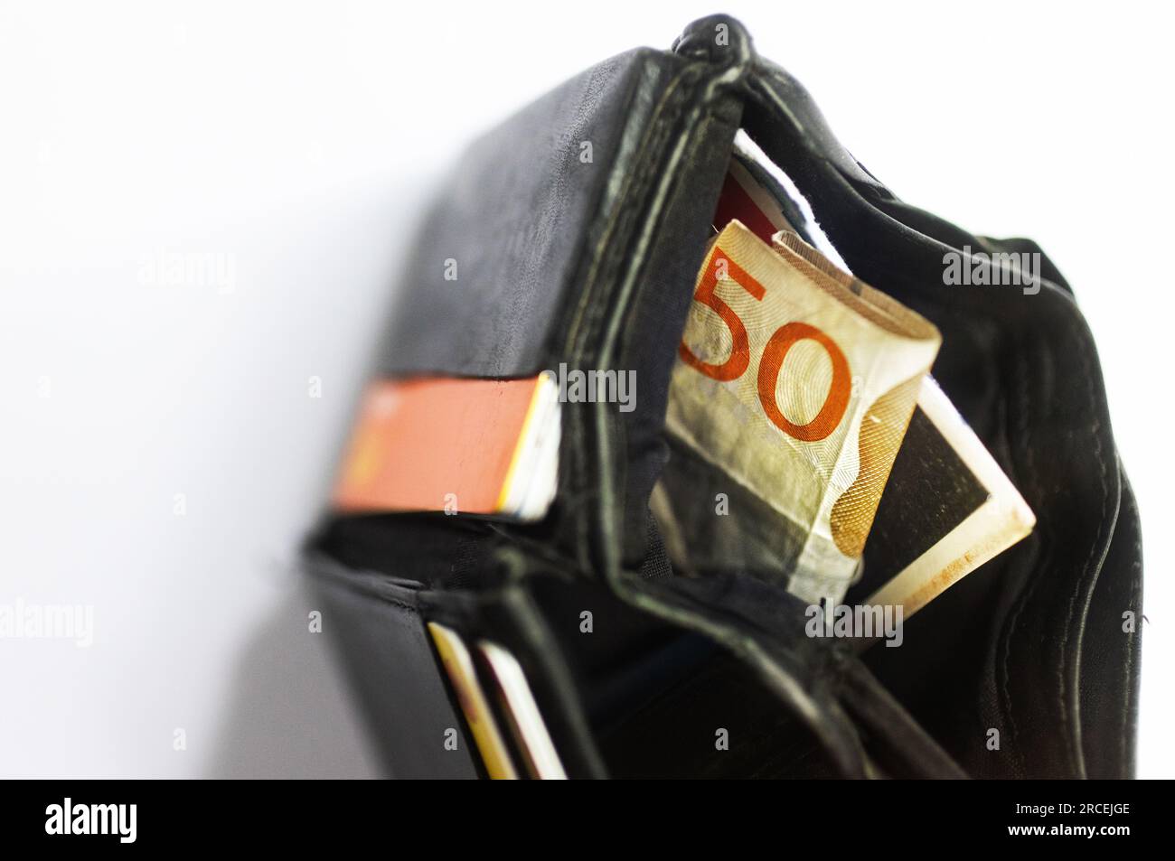 Swedish banknotes in a wallet, here a 50 kr banknote Stock Photo - Alamy