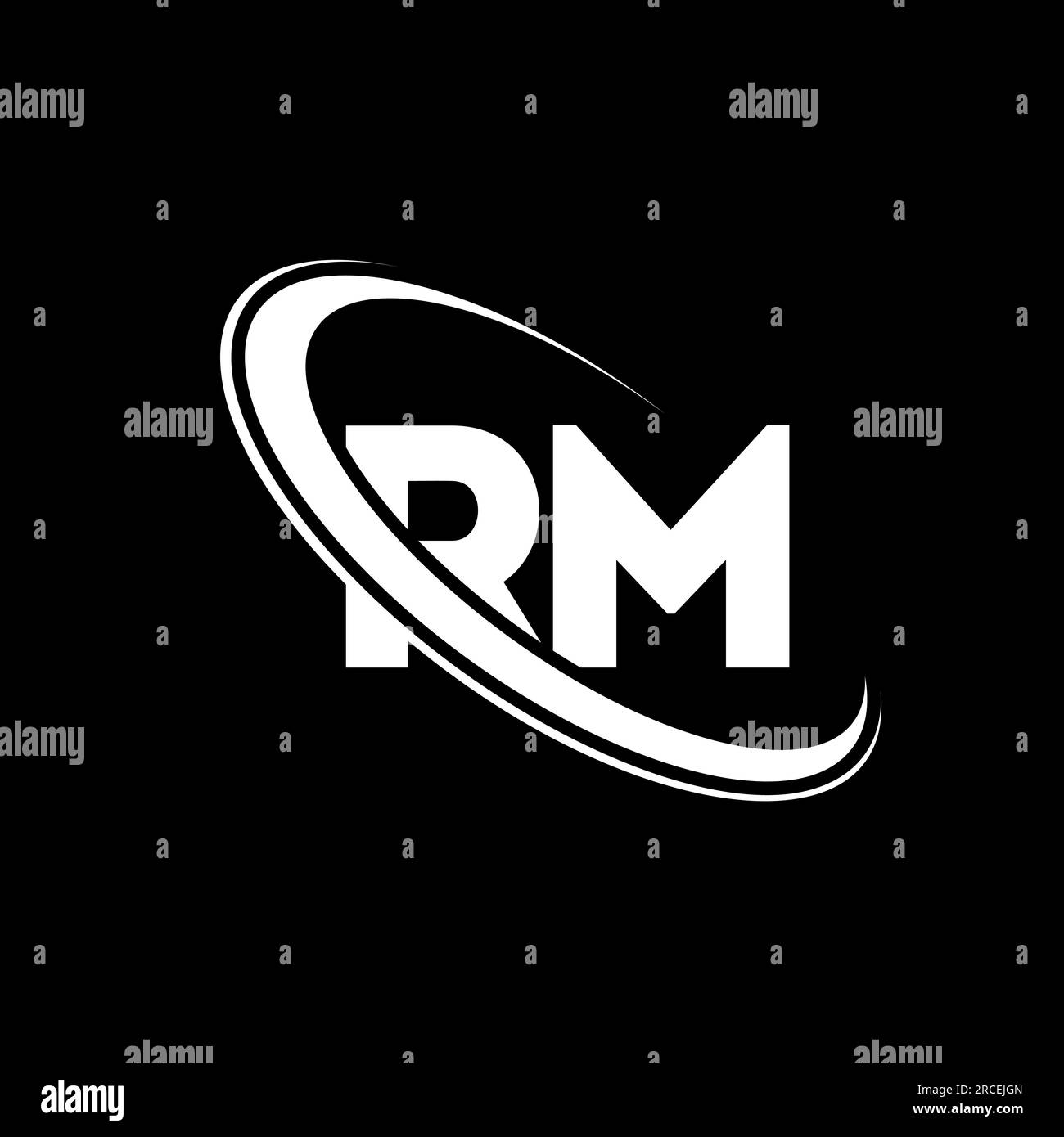 RM logo. R M design. White RM letter. RM/R M letter logo design ...