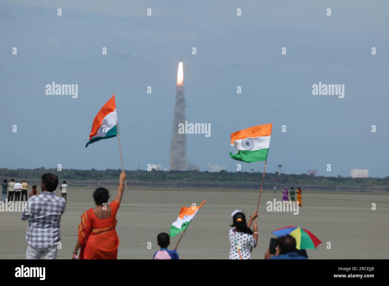 Sriharikota, India. 14th July, 2023. Chandran - 3, Indias 3rd Lunar ...