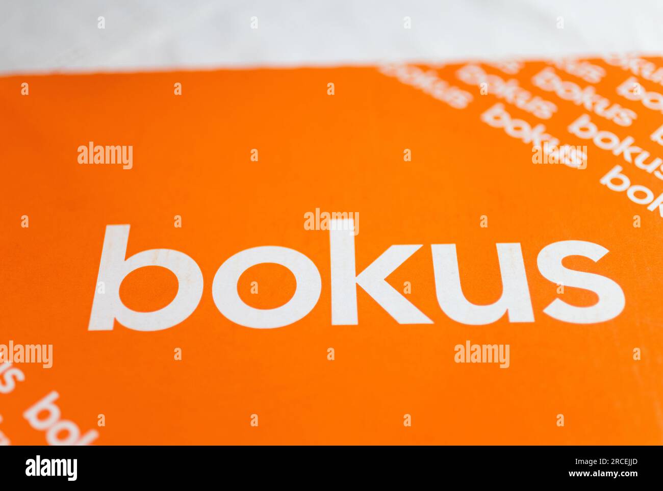 Book delivery from Bokus, internet bookstore Stock Photo - Alamy