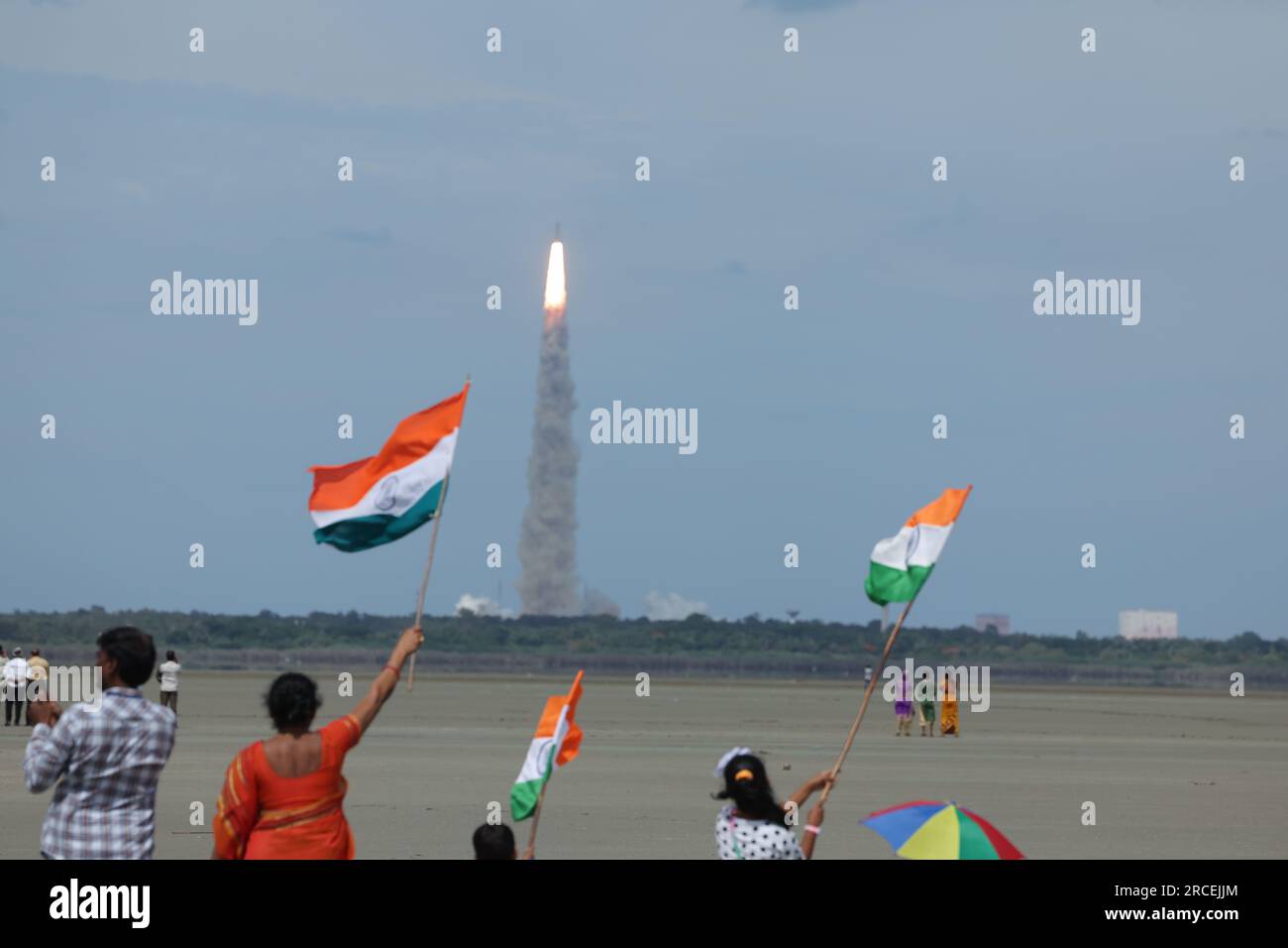Sriharikota, India. 14th July, 2023. Chandran - 3, Indias 3rd Lunar ...