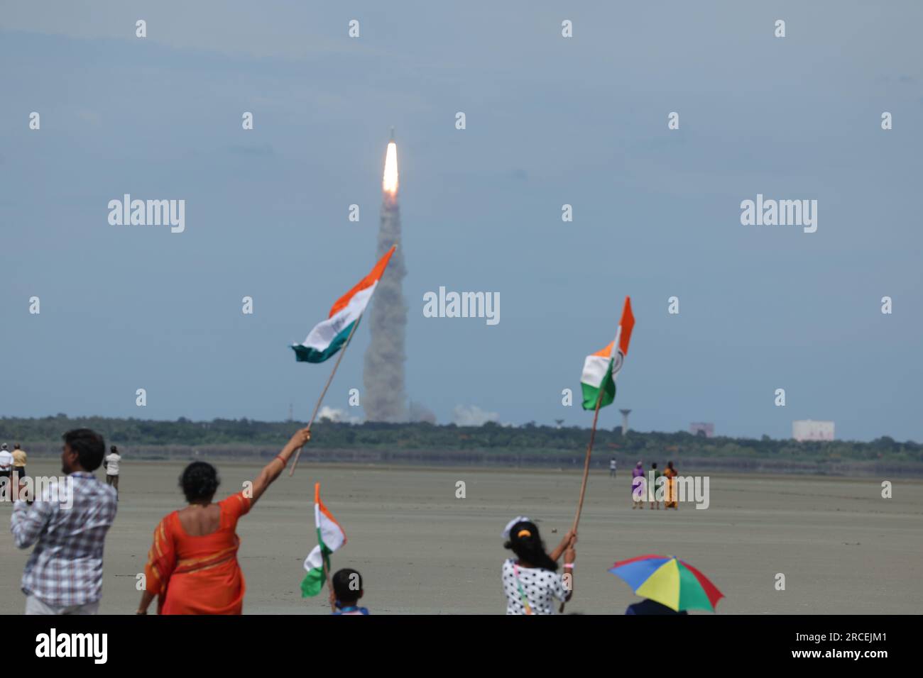 Sriharikota, India. 14th July, 2023. Chandran - 3, Indias 3rd Lunar ...