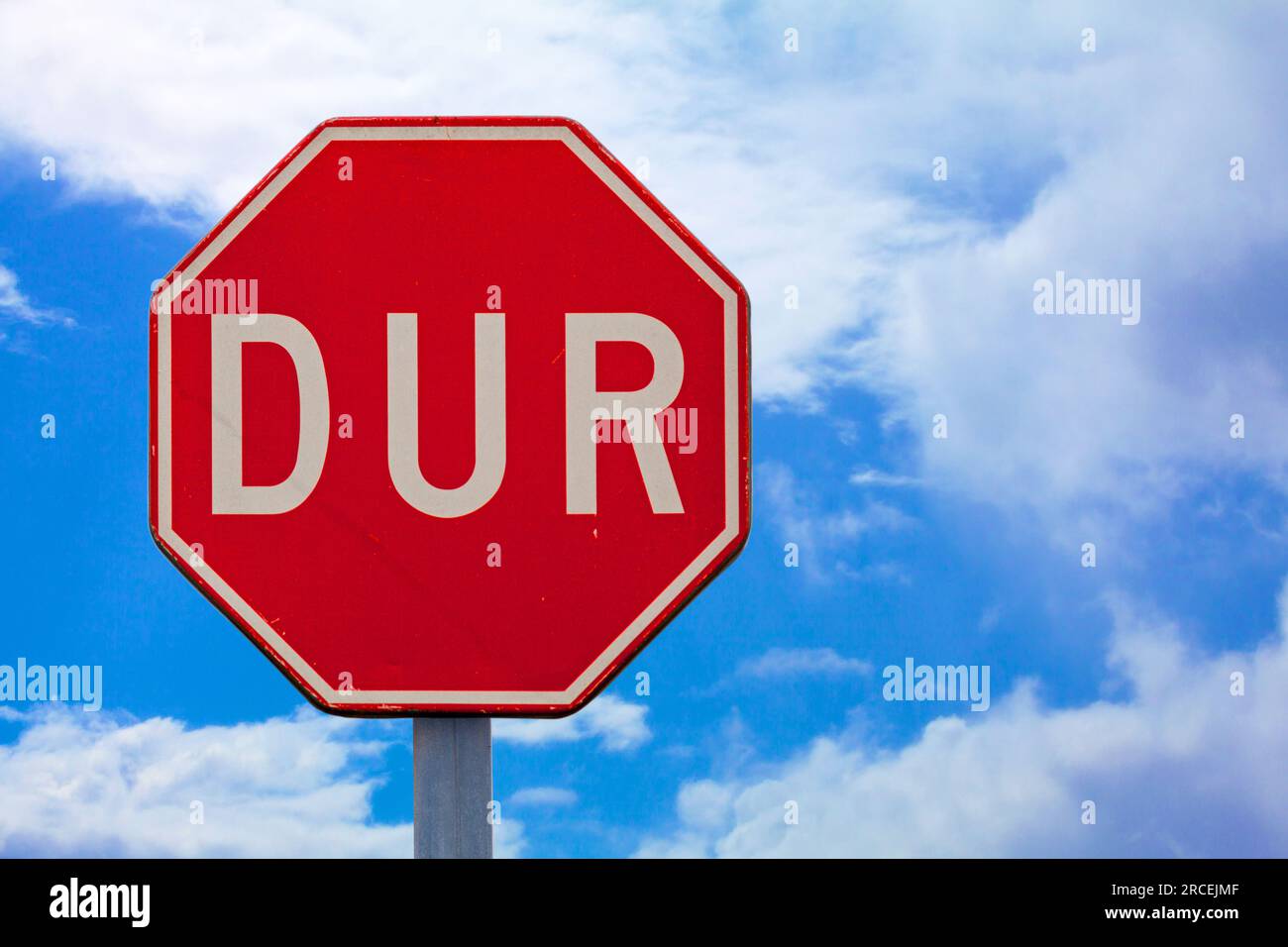 Octagonal sign language hi-res stock photography and images - Alamy