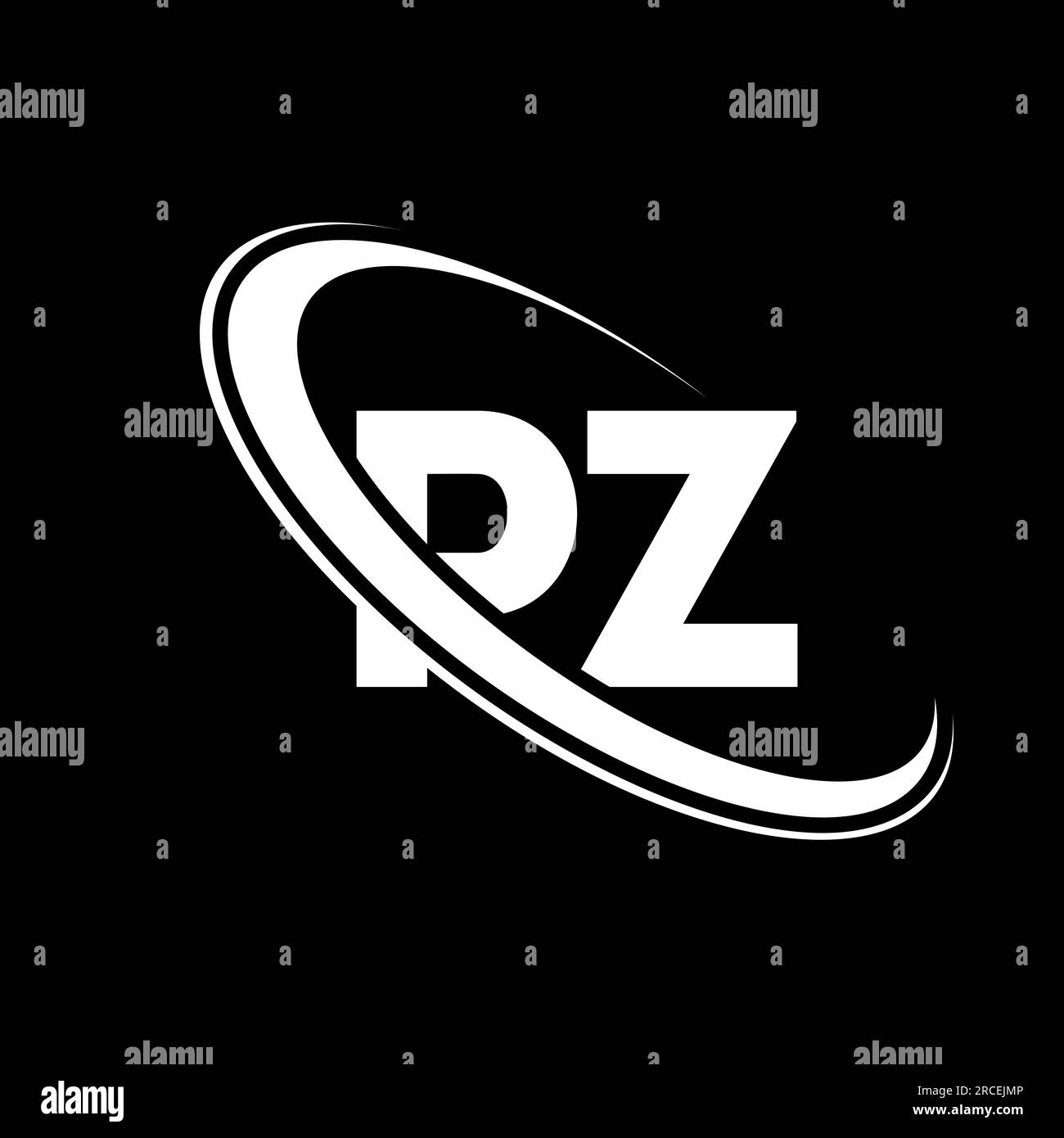 PZ logo. P Z design. White PZ letter. PZ/P Z letter logo design ...