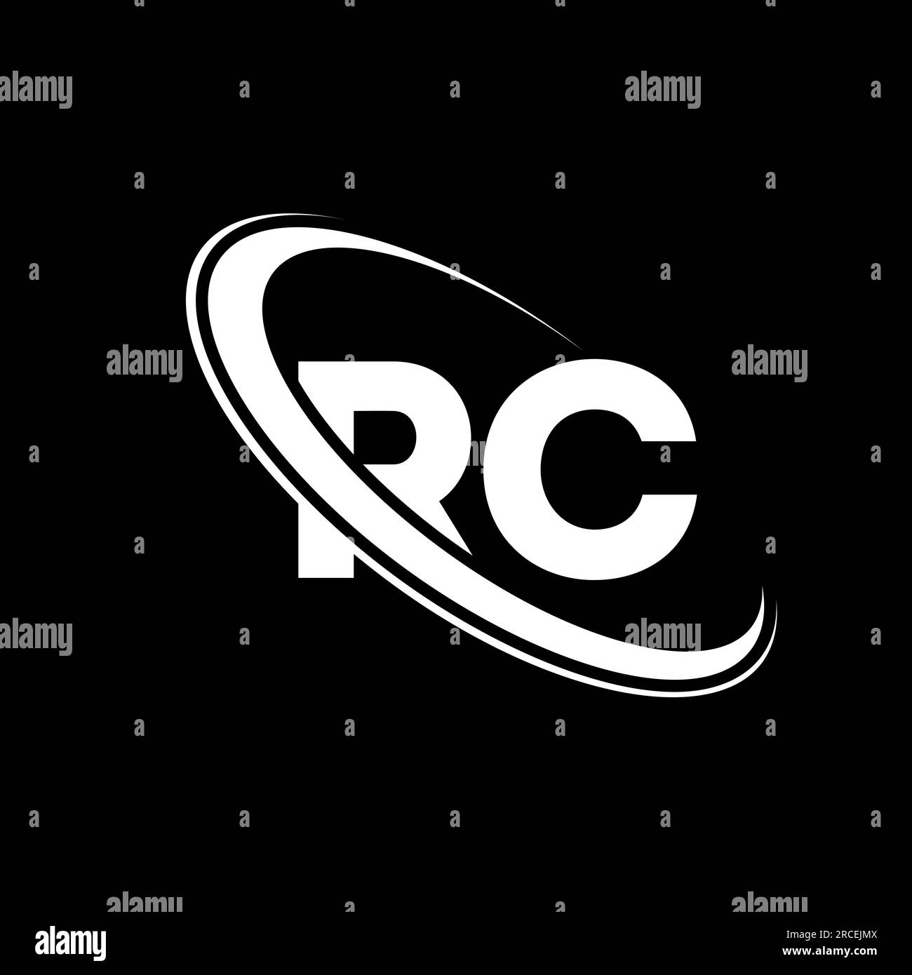 RC logo. R C design. White RC letter. RC/R C letter logo design ...