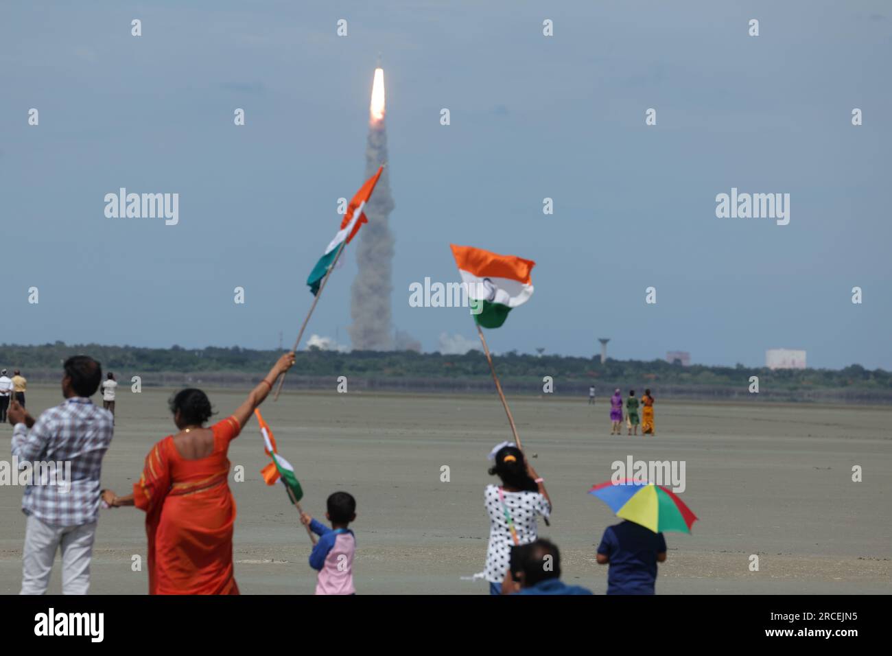 Sriharikota, India. 14th July, 2023. Chandran - 3, Indias 3rd Lunar ...
