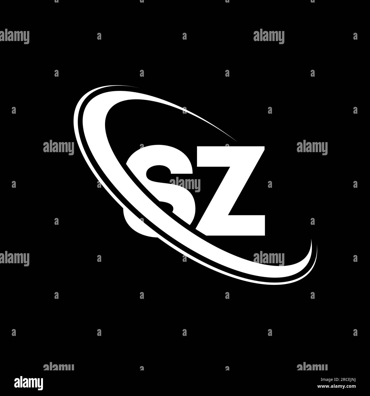 S z letter logo Black and White Stock Photos & Images - Alamy