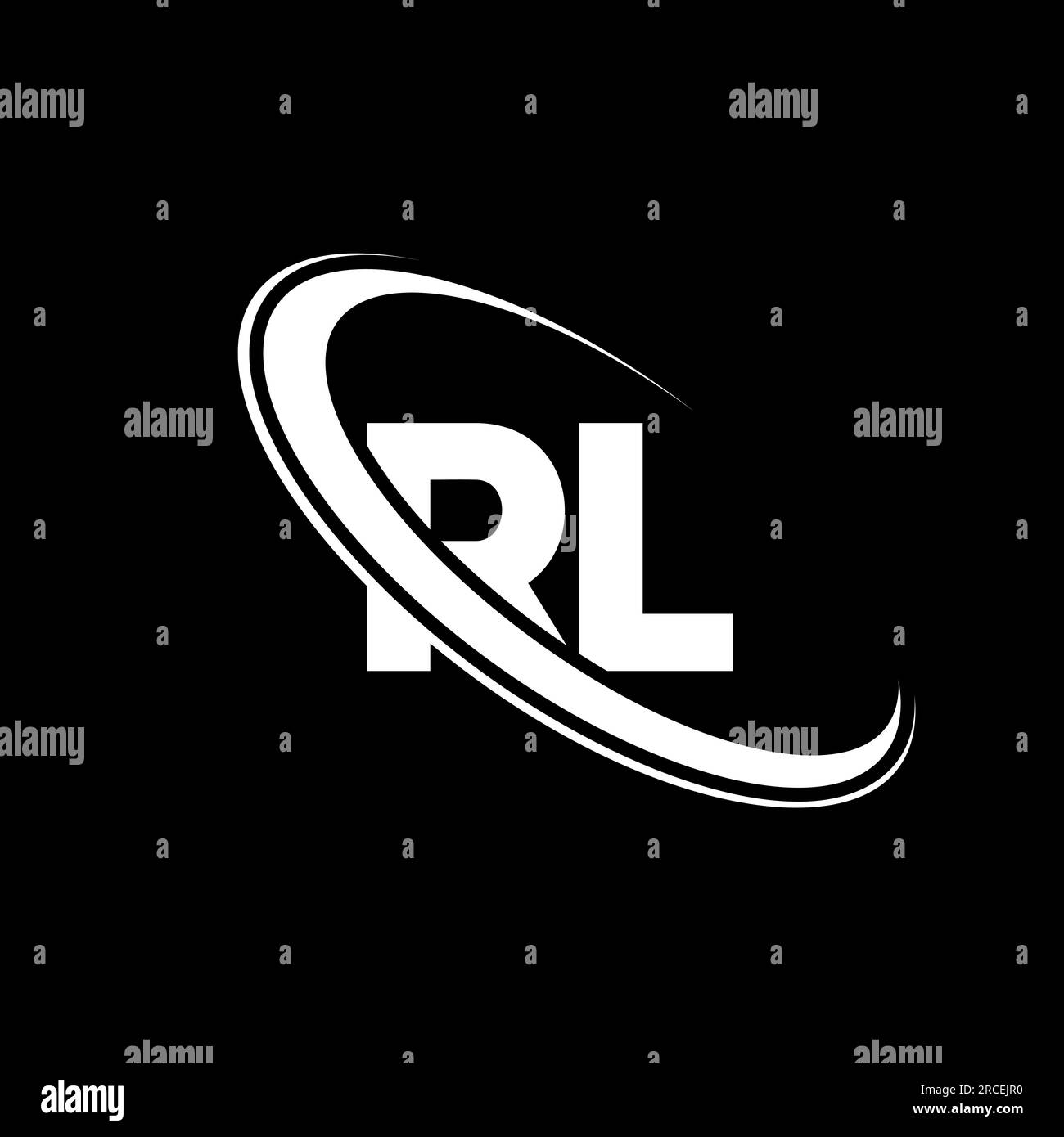 RL logo. R L design. White RL letter. RL/R L letter logo design ...