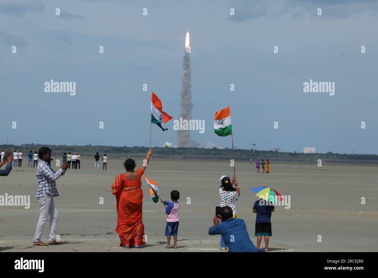 Sriharikota, India. 14th July, 2023. Chandran - 3, Indias 3rd Lunar ...