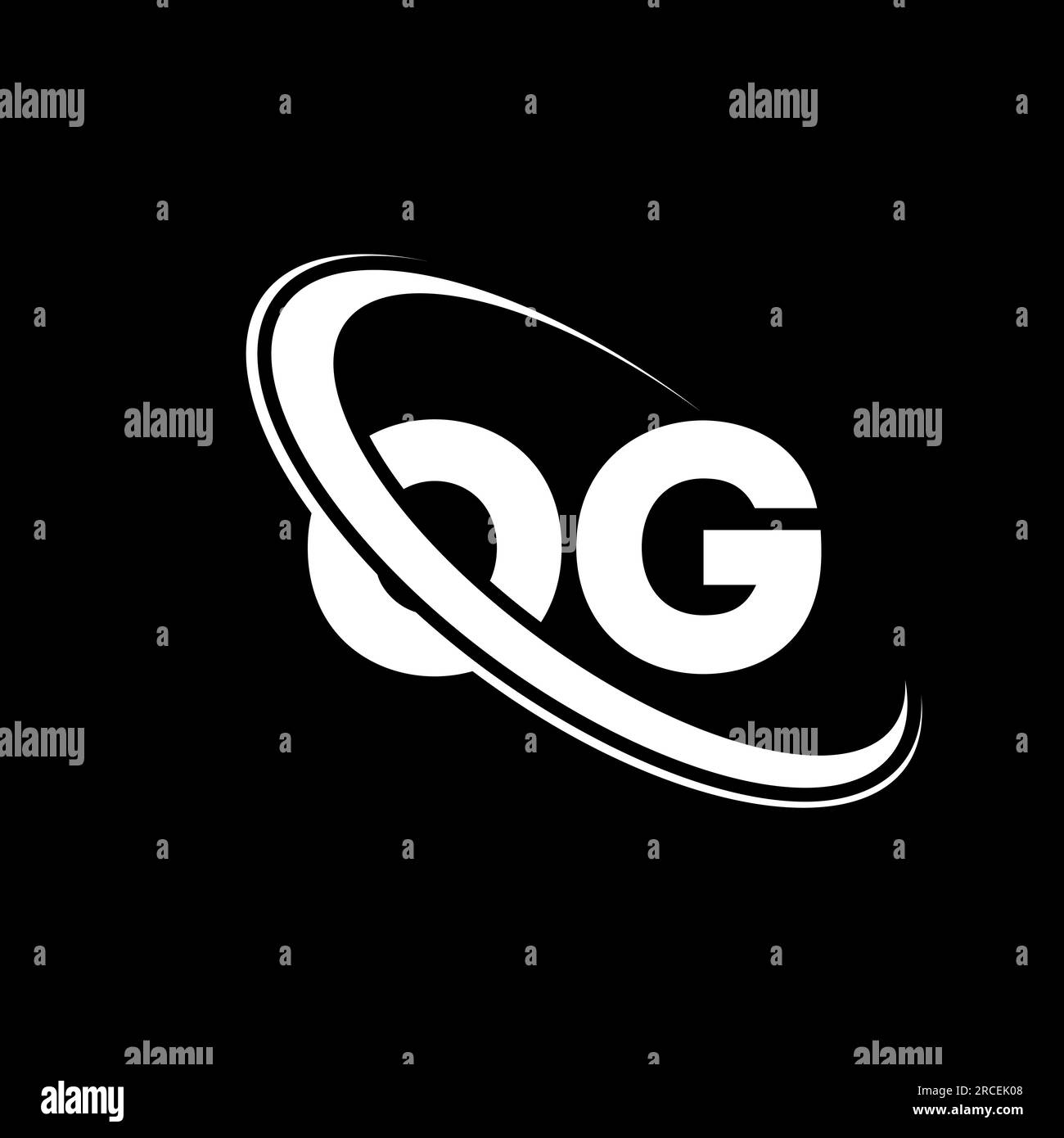 OG logo. O G design. White OG letter. OG/O G letter logo design ...