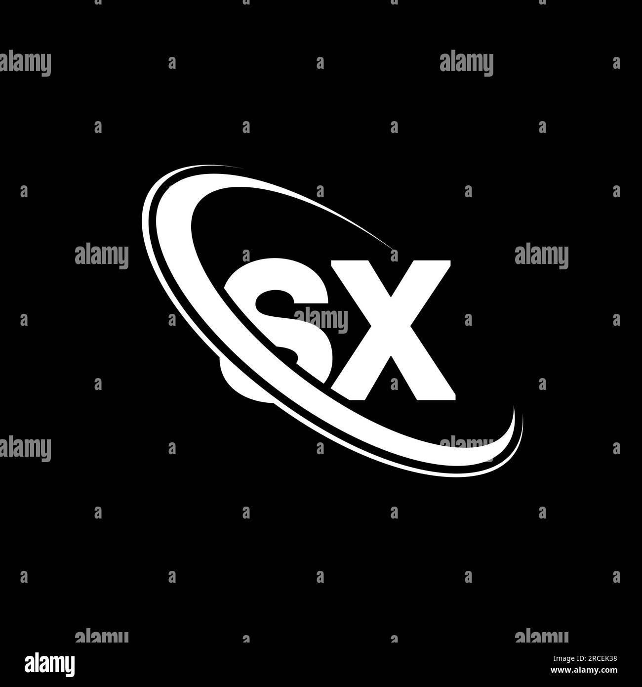 SX logo. S X design. White SX letter. SX/S X letter logo design ...