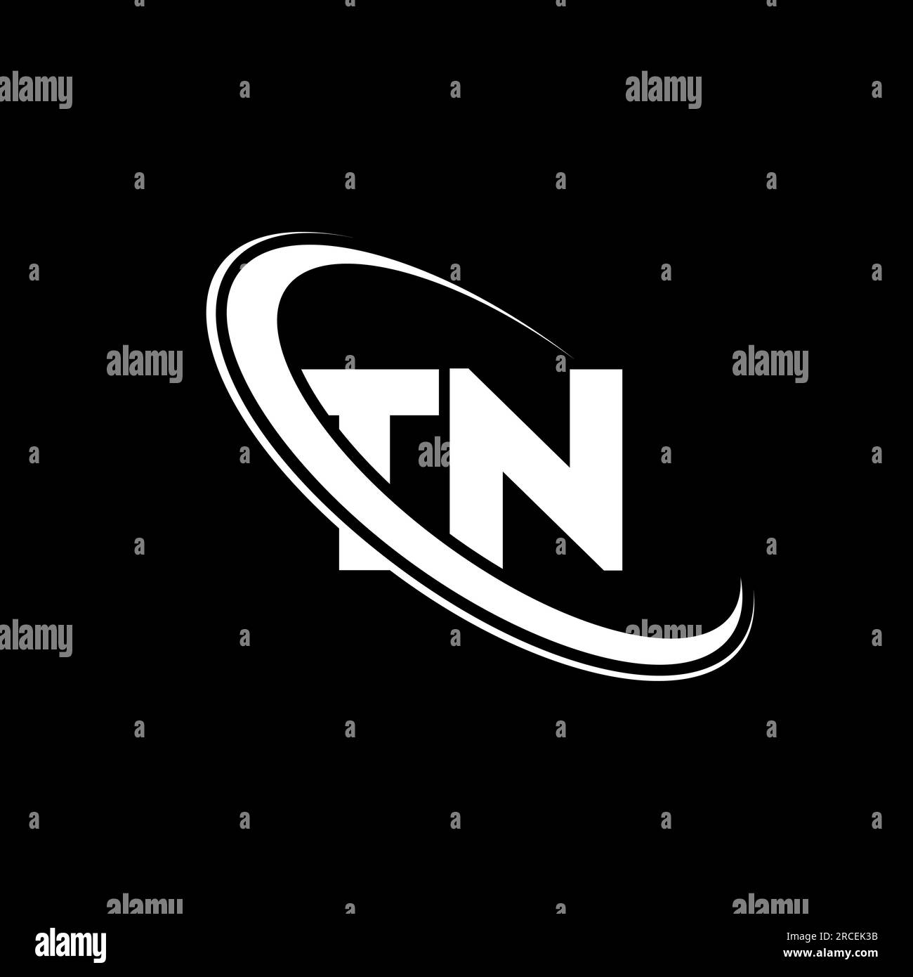 TN logo. T N design. White TN letter. TN/T N letter logo design ...