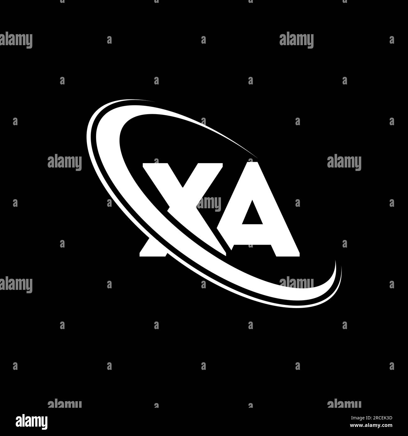 XA logo. X A design. White XA letter. XA/X A letter logo design ...