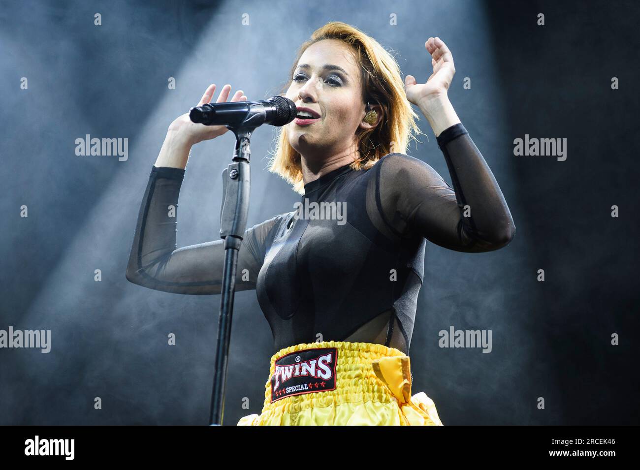 The french singer Suzane plays live at Lasemo festival | Le chanteur ...