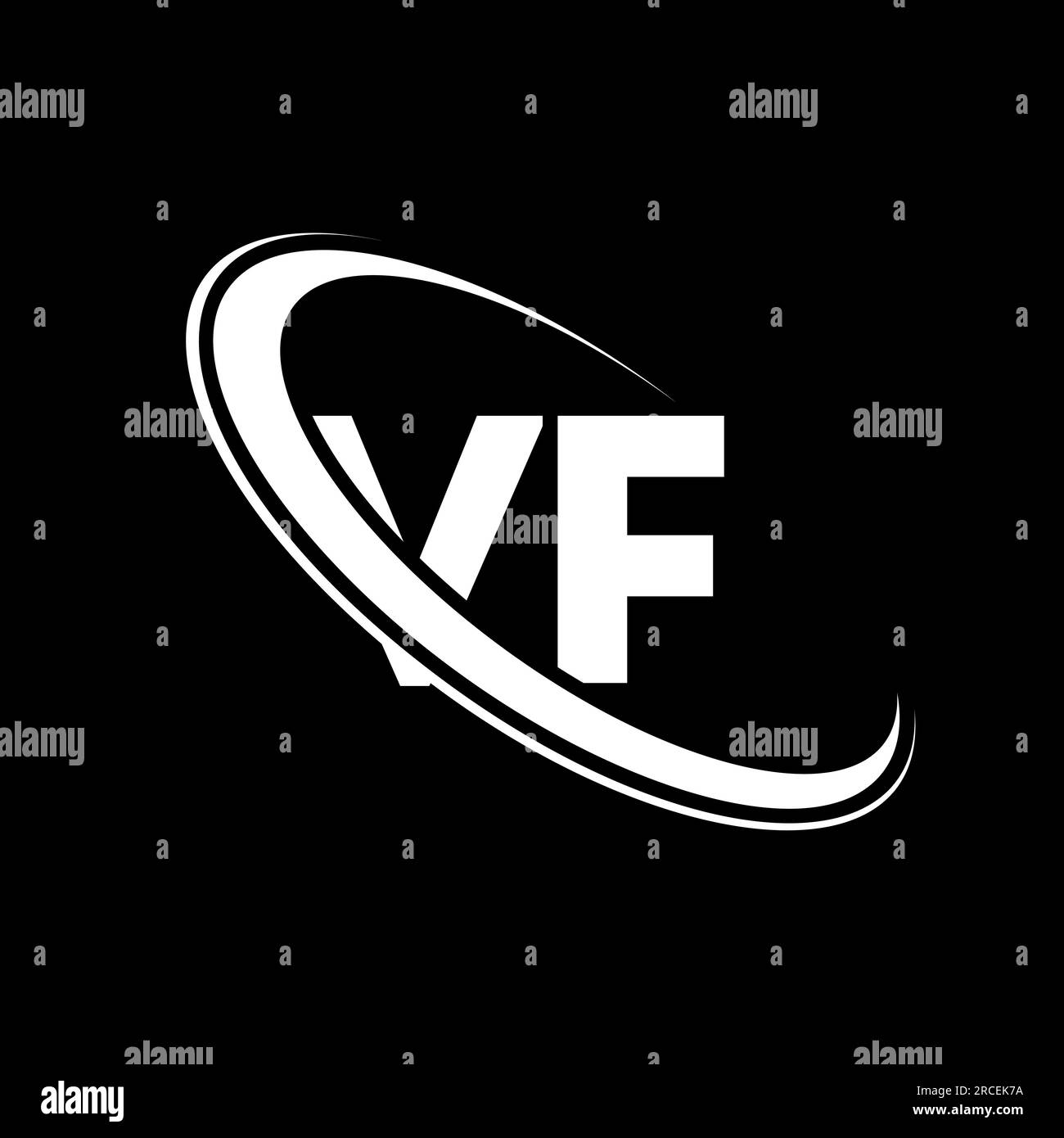 VF logo. V F design. White VF letter. VF/V F letter logo design ...