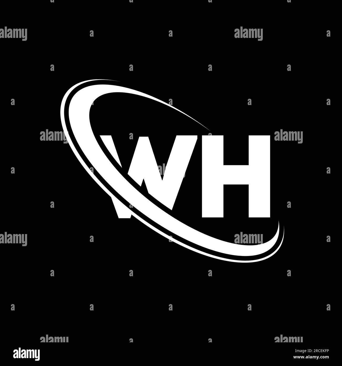W h logo Stock Vector Images - Alamy