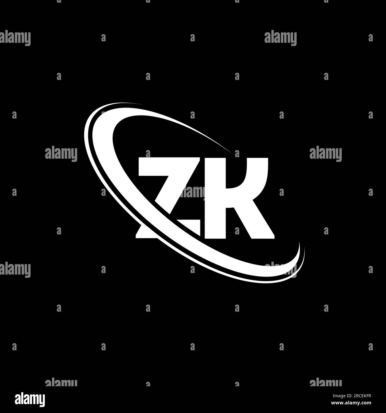 Zk Logo Z K Design White Zk Letter Zk Z K Letter Logo Design