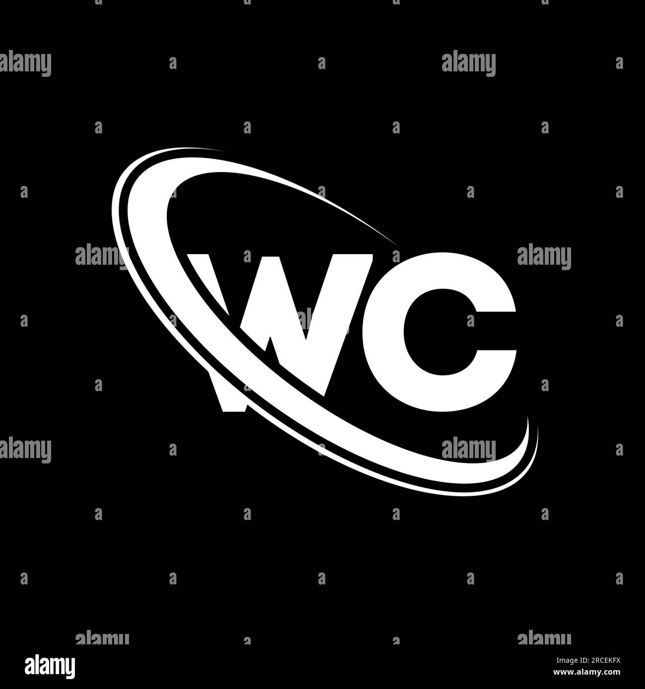 WC logo. W C design. White WC letter. WC/W C letter logo design ...