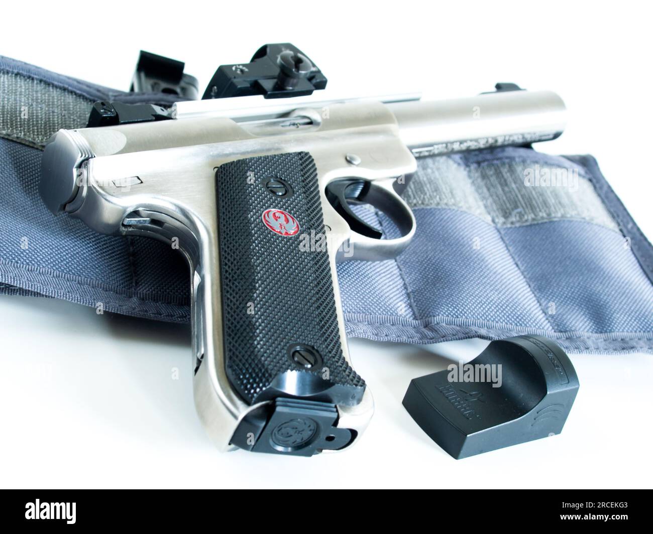 Long rifle semi automatic pistol hi-res stock photography and images ...