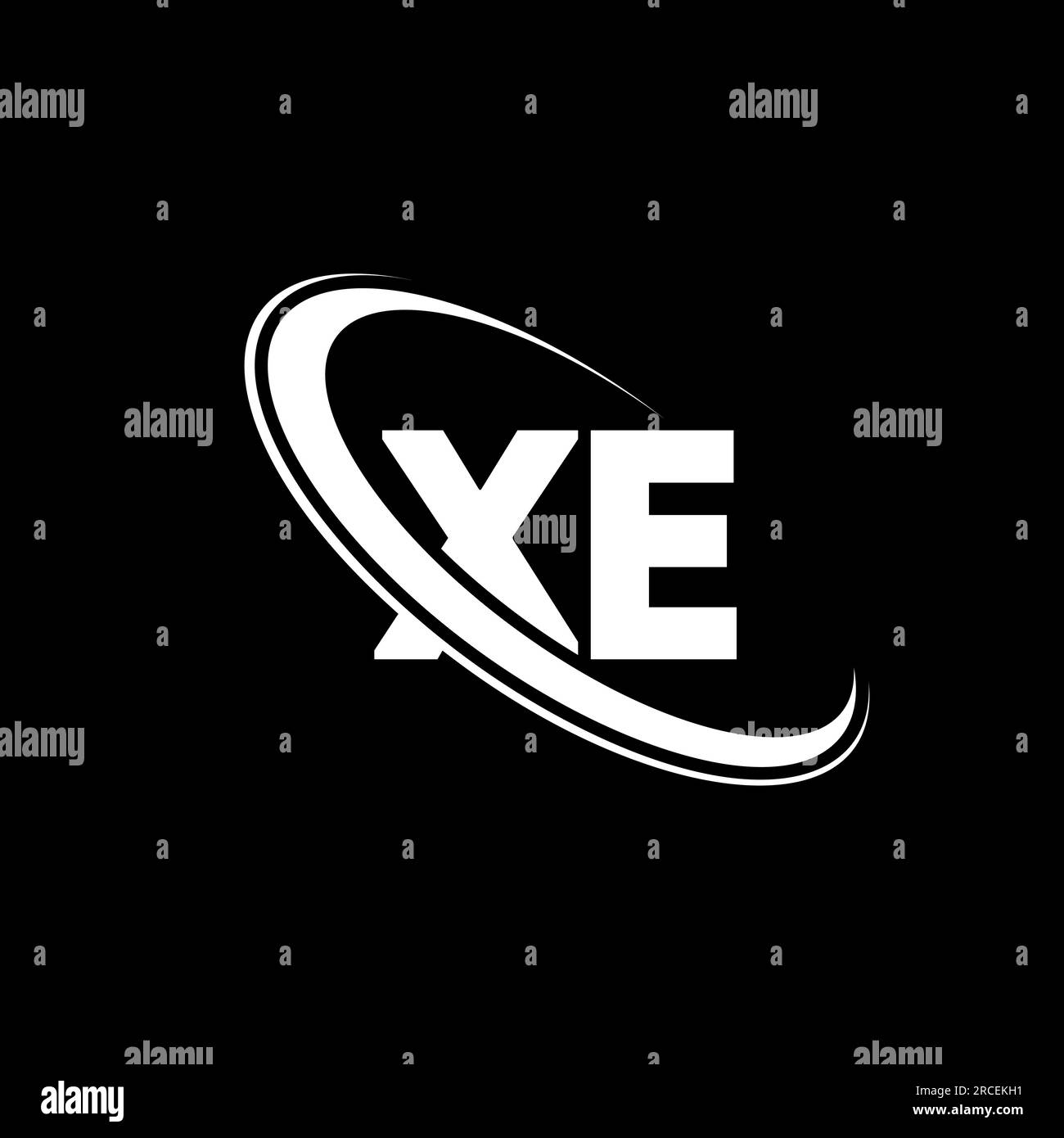 XE logo. X E design. White XE letter. XE/X E letter logo design ...