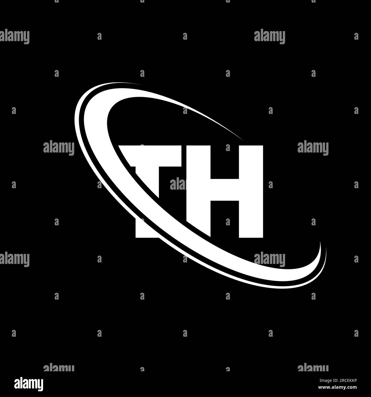 TH logo. T H design. White TH letter. TH/T H letter logo design ...