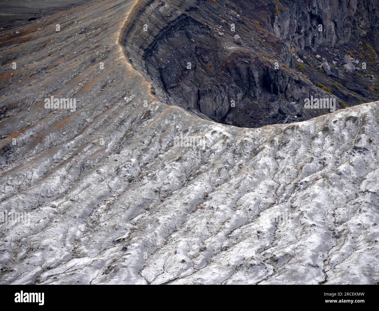 Aso volcano, detail of the crater, Kyushu japan, october 2022 Stock ...