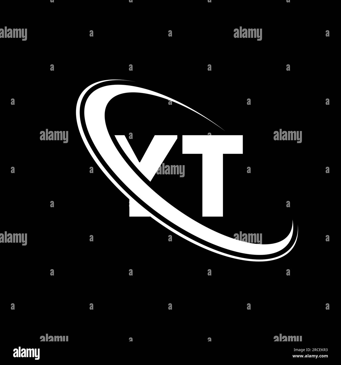 YT logo. Y T design. White YT letter. YT/Y T letter logo design ...