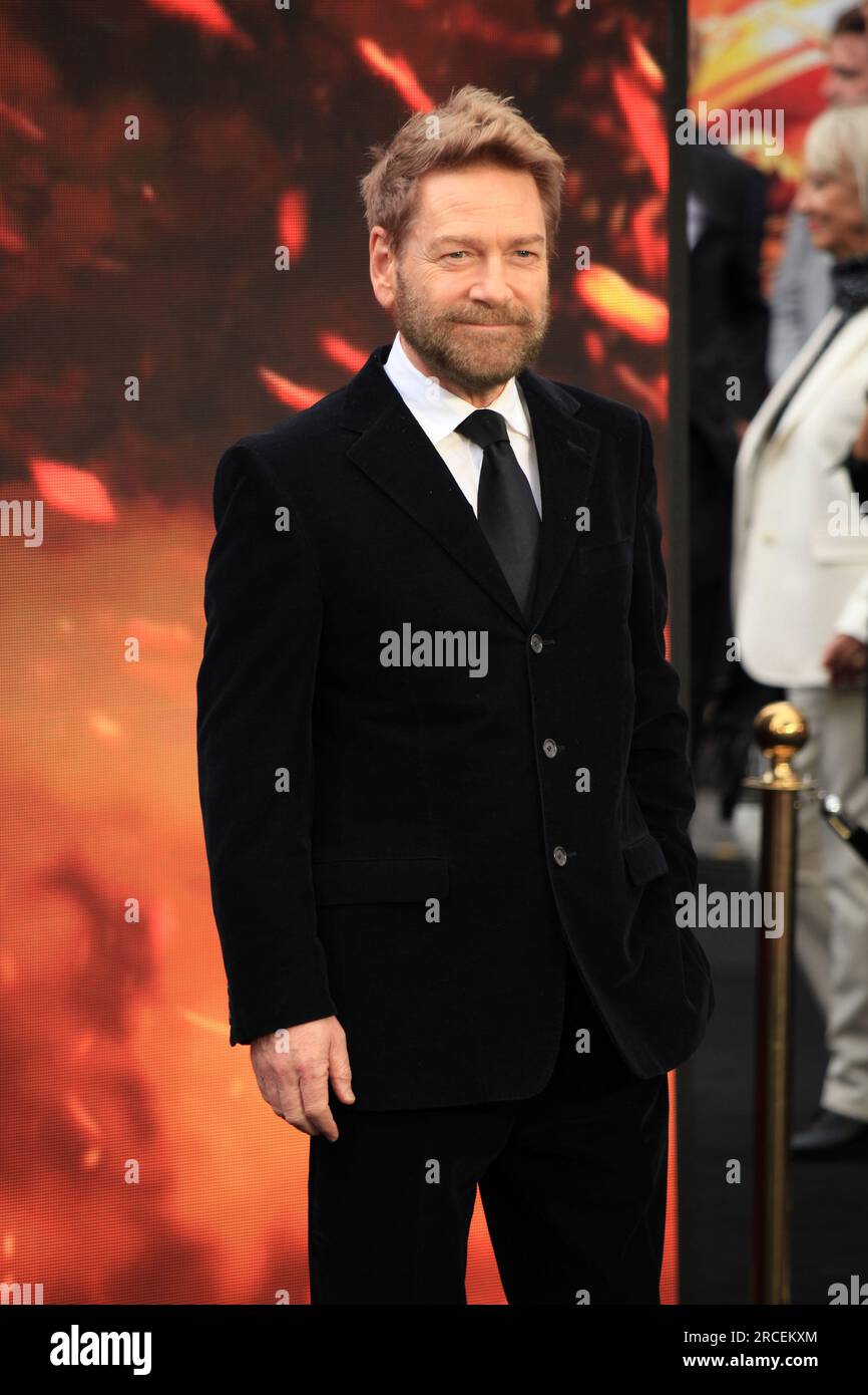 London, UK. Kenneth Branagh at the Oppenheimer Premiere. Odeon Luxe ...