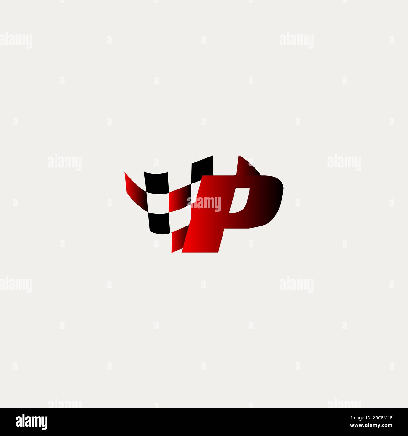 letter P flag racing design vector Stock Vector Image & Art - Alamy