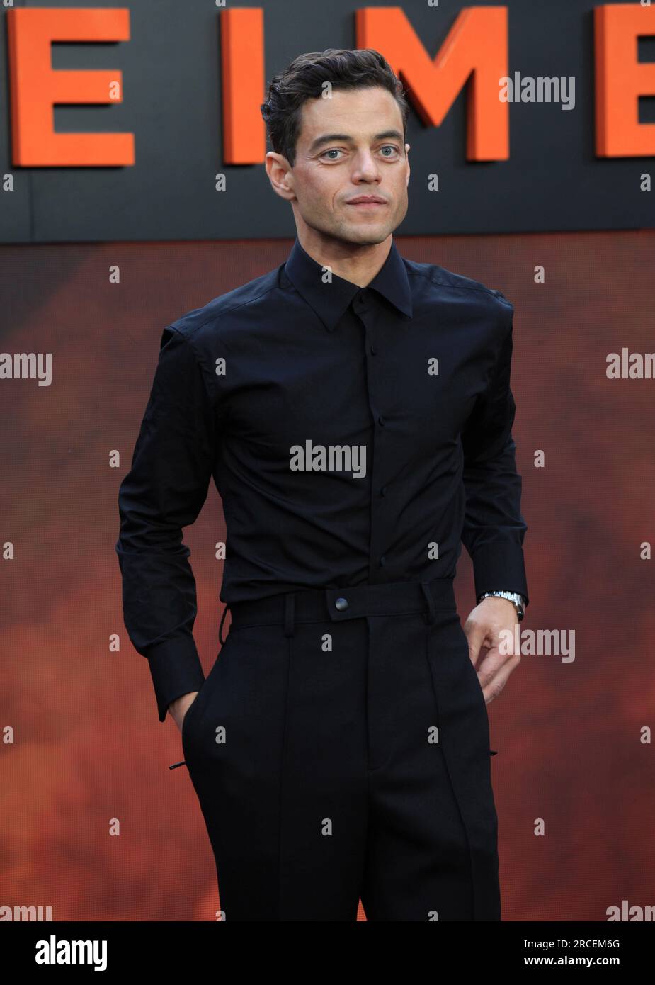 London, UK. Rami Malek at the Oppenheimer Premiere. Odeon Luxe ...