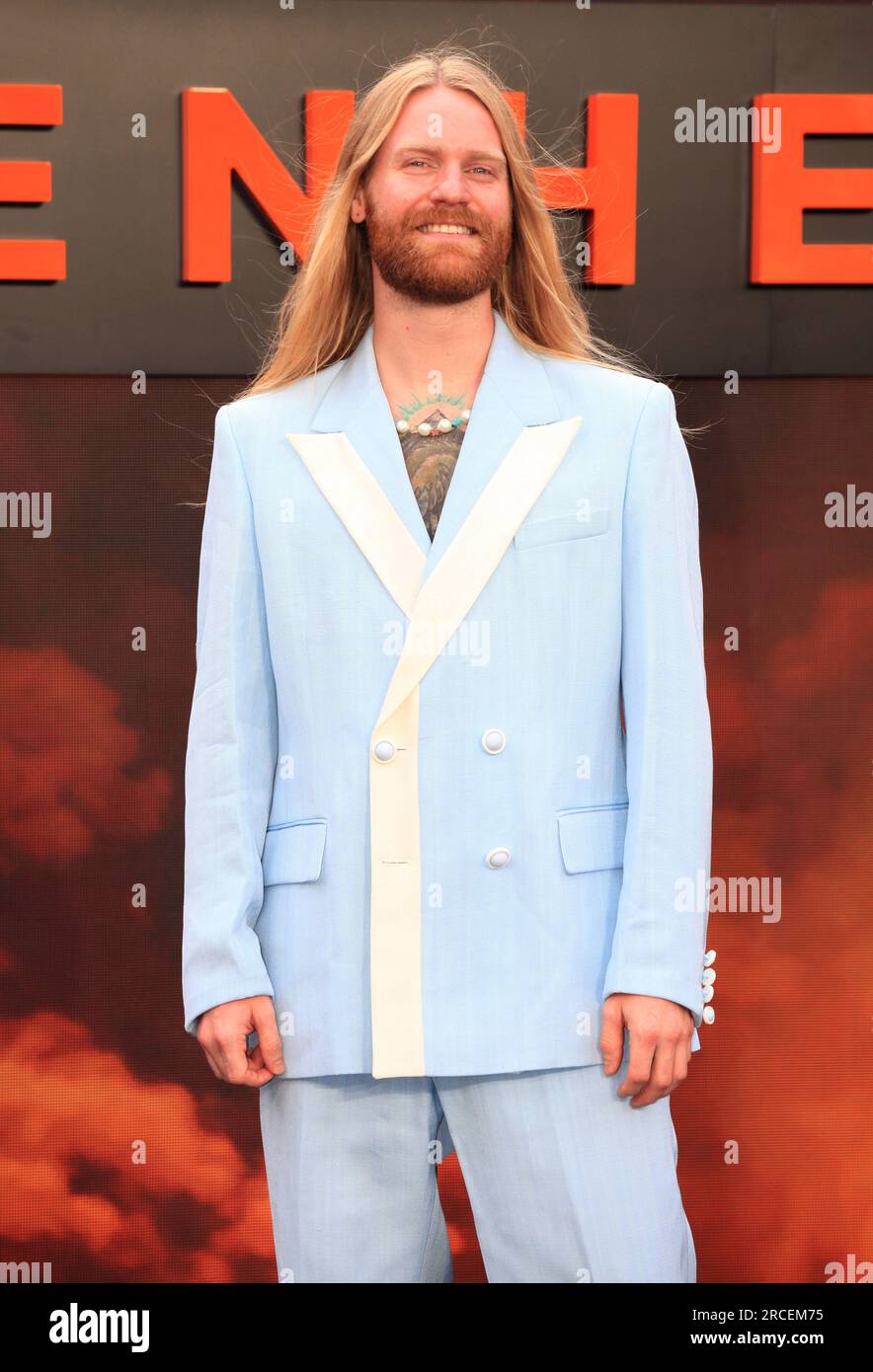 London, UK. Sam Ryder at the Oppenheimer Premiere. Odeon Luxe ...