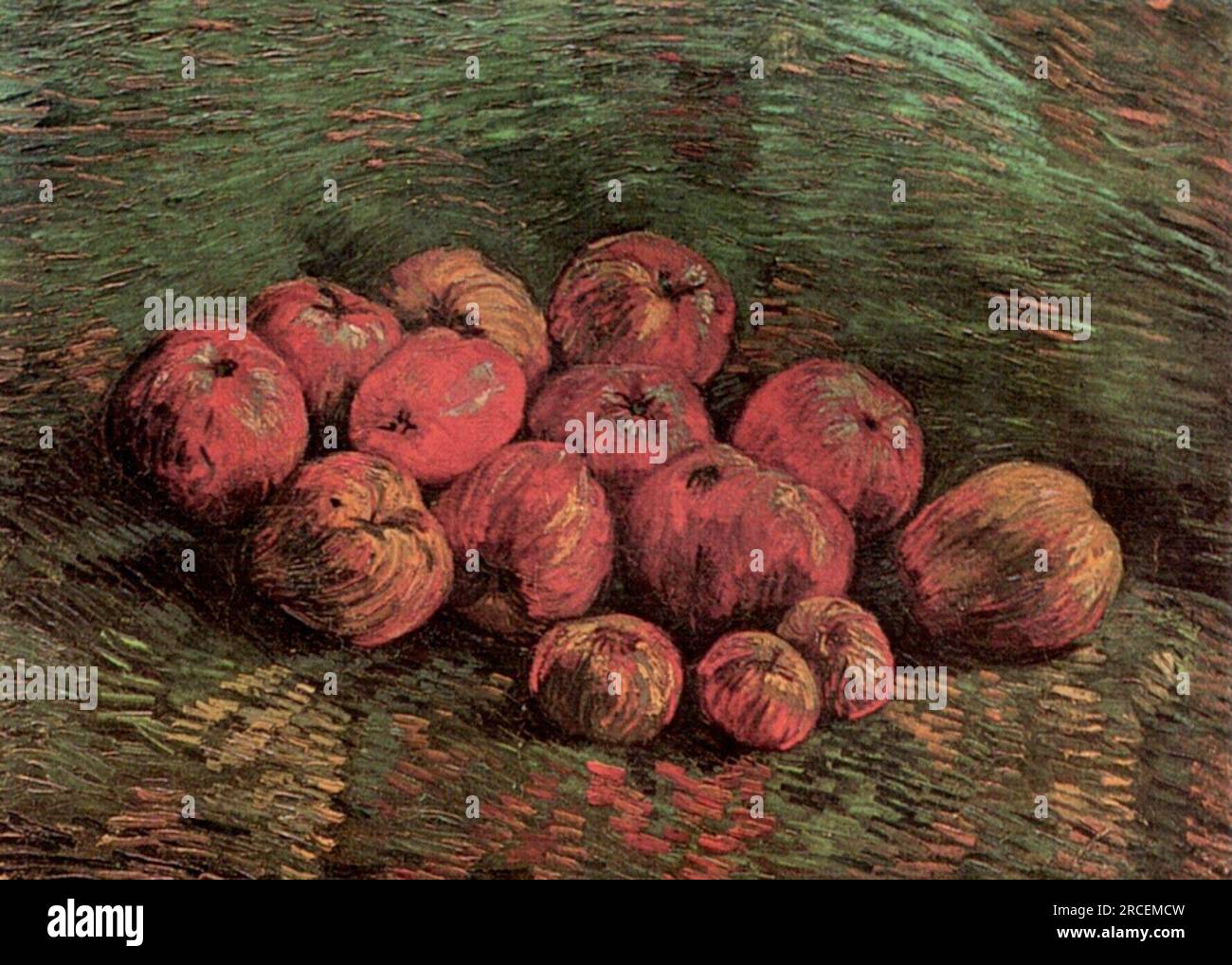 Still Life with Apples 1887; Paris, France by Vincent van Gogh Stock Photo - Alamy