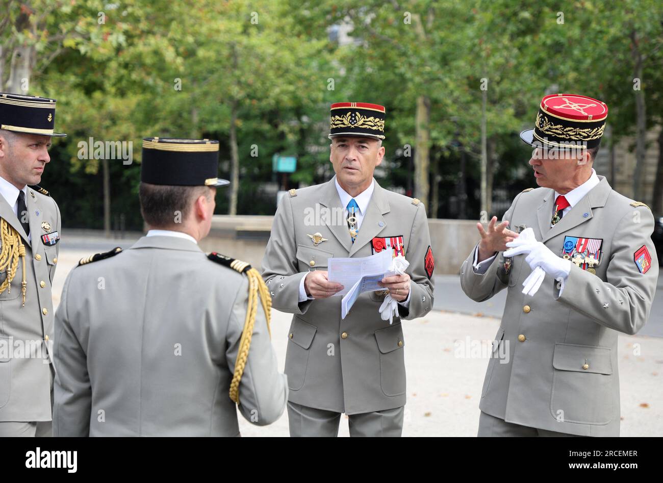 Paris, France. 14th July, 2023. French Chief of the Defence Staff ...