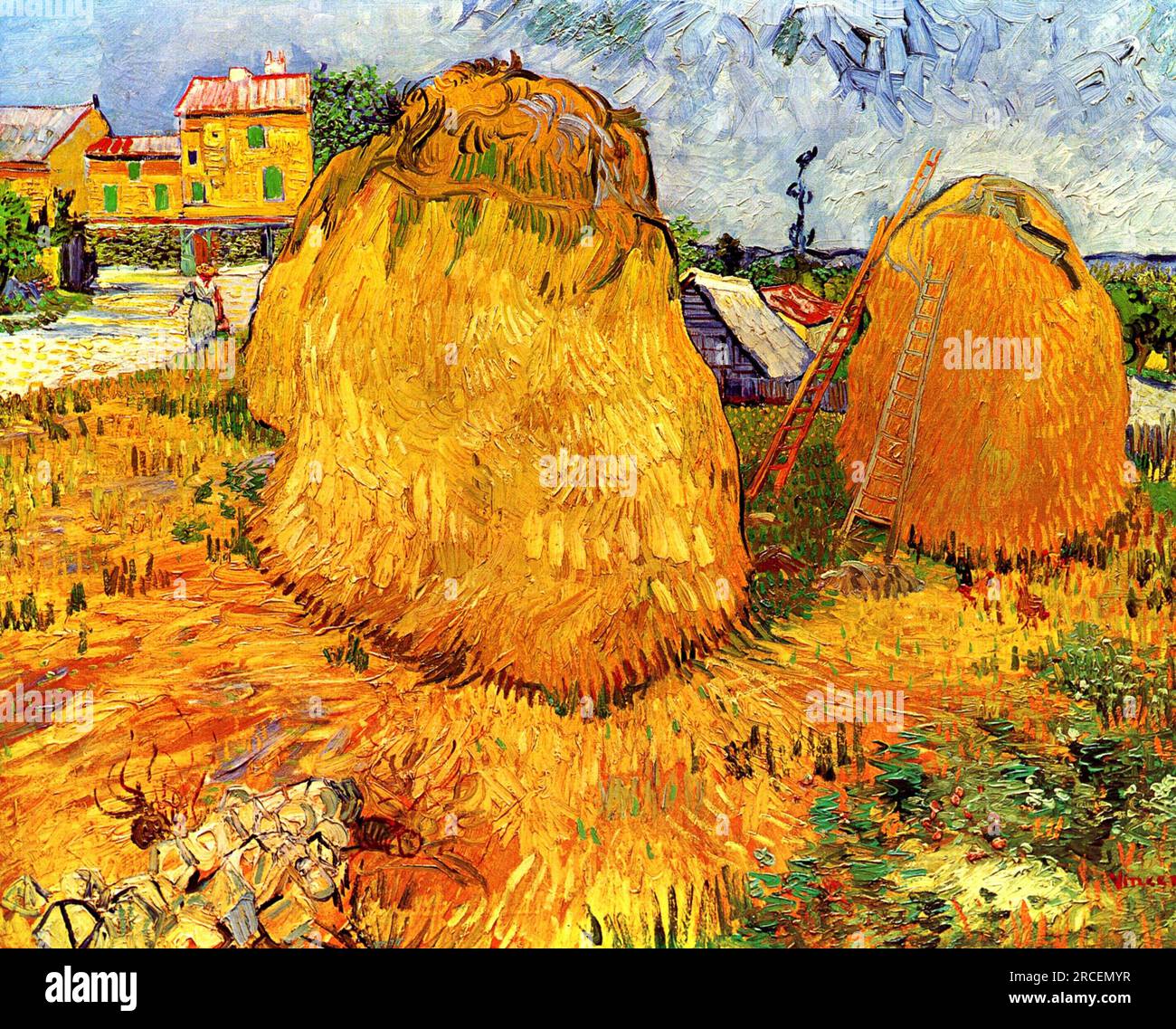 Van gogh haystacks hi-res stock photography and images - Alamy