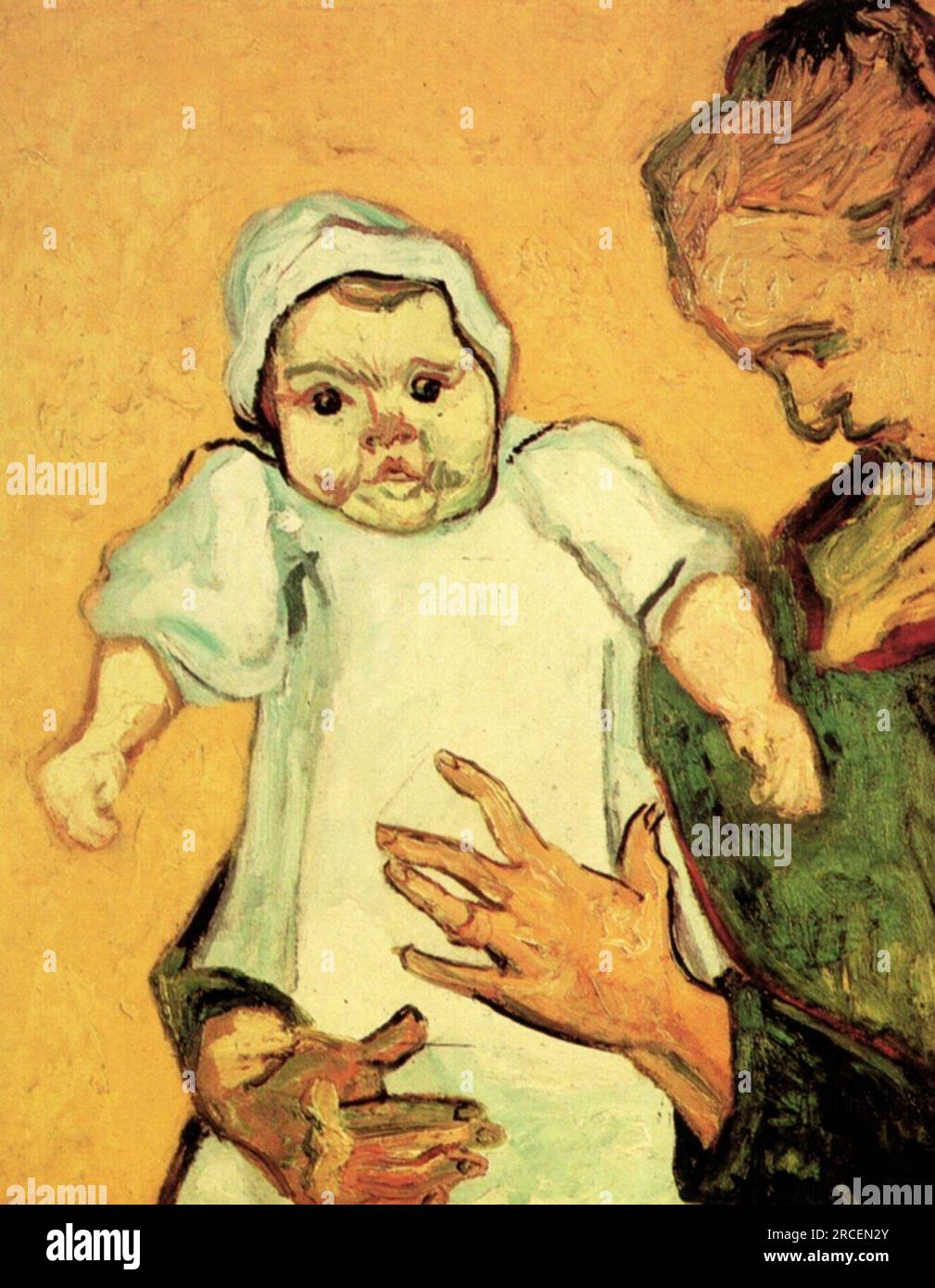 Mother Roulin with Her Baby 1888; Arles, Bouches-du-Rhône, France by ...