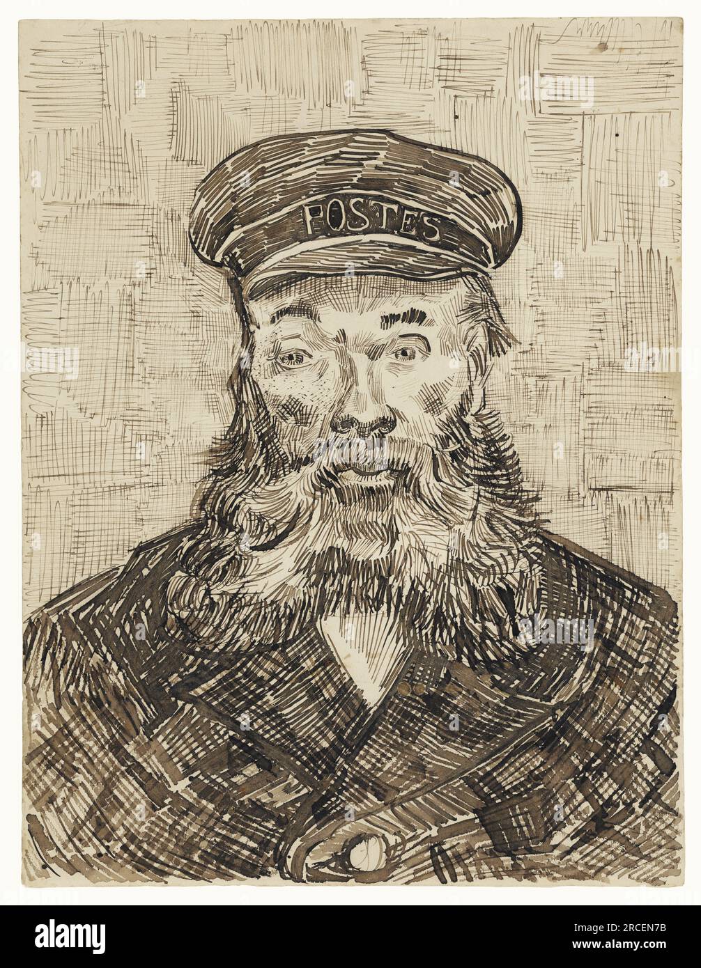 Portrait of the Postman Joseph Roulin 1888; Arles, Bouches-du-Rhône ...