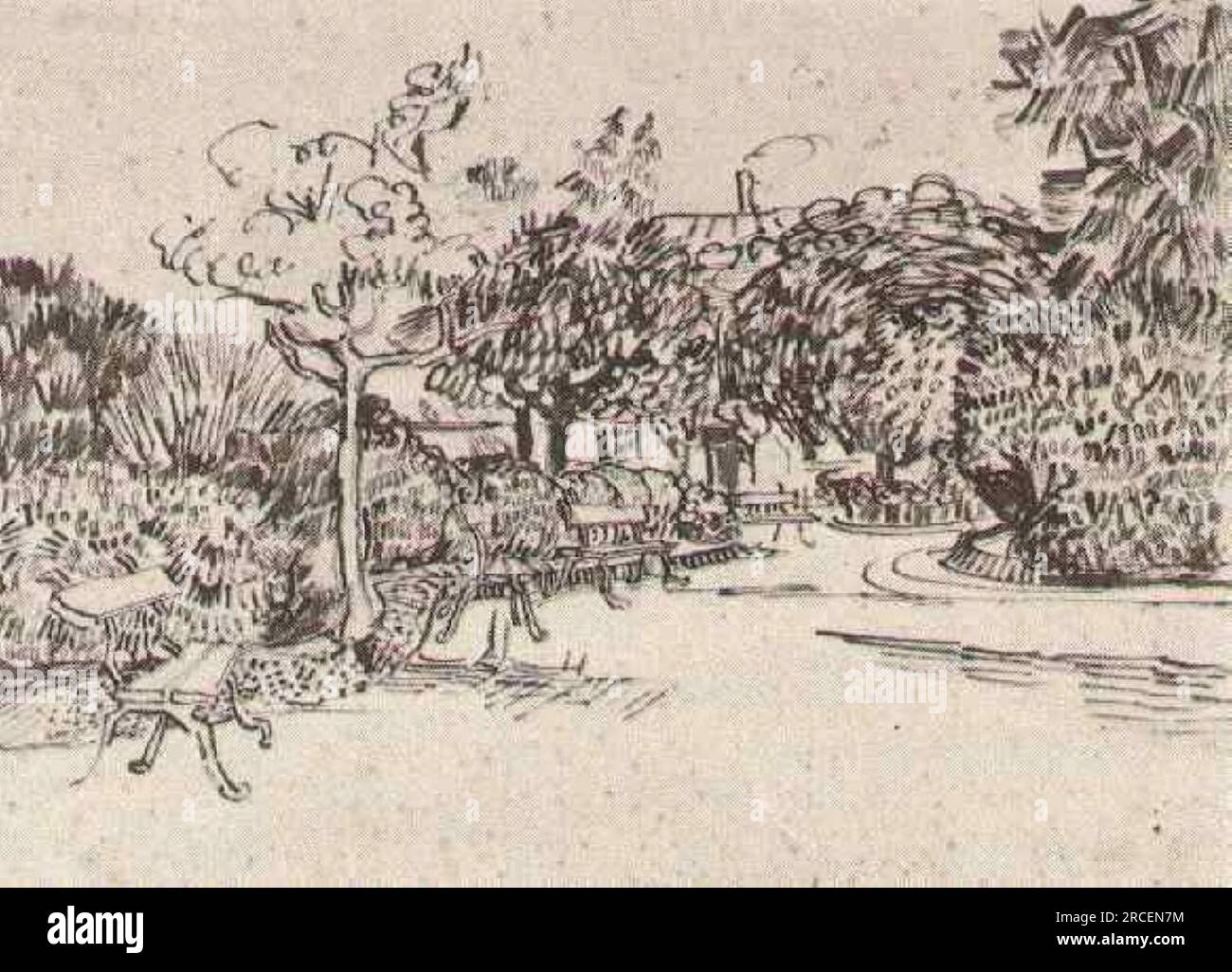 Van gogh the public garden arles hi-res stock photography and images ...