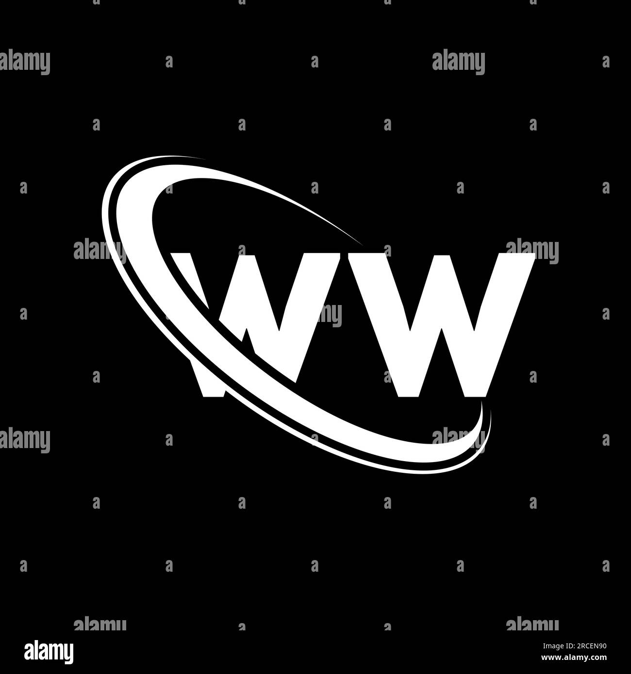 W logo Black and White Stock Photos & Images - Alamy