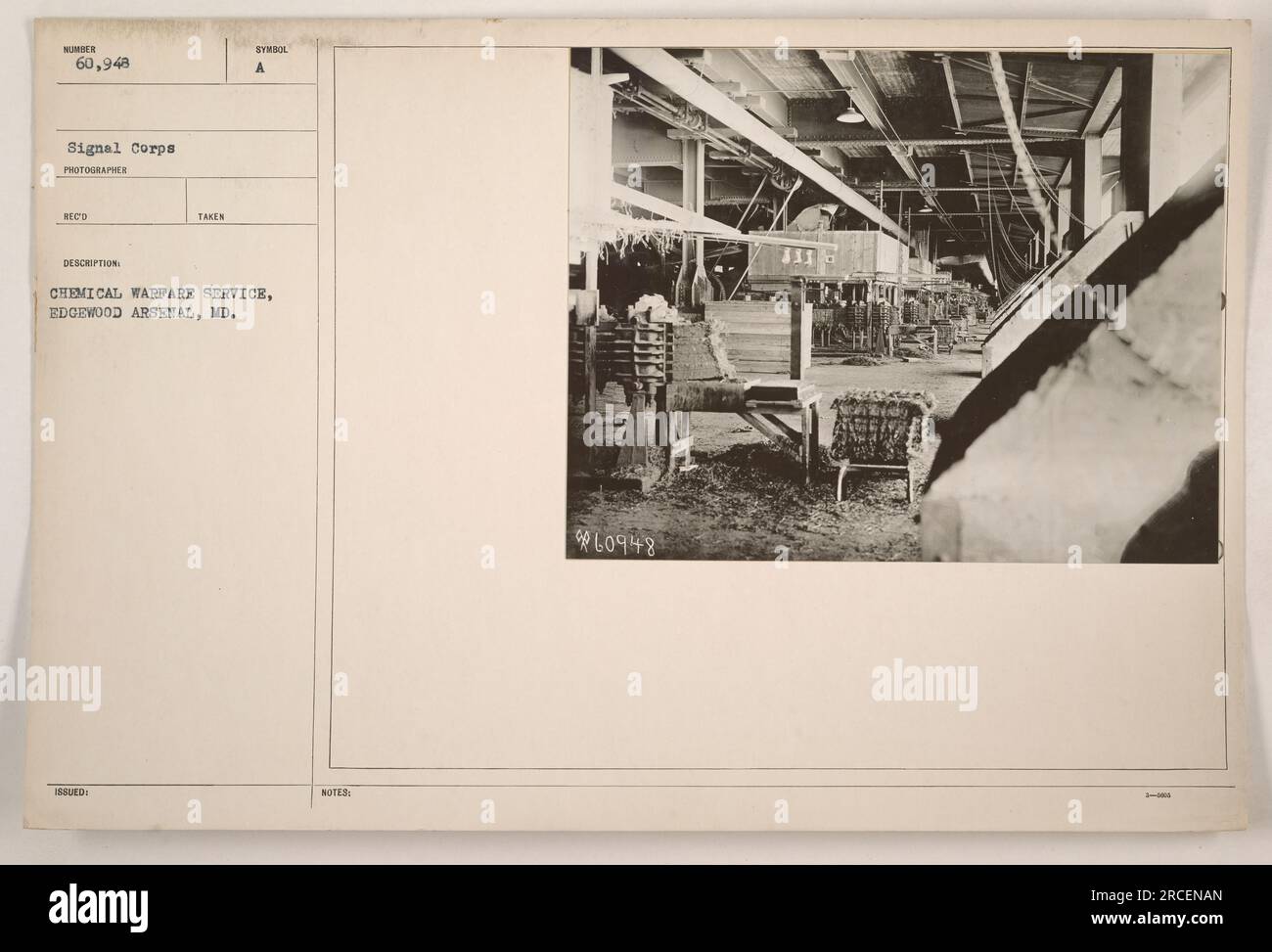 Soldiers transporting supplies for the Chemical Warfare Service at ...