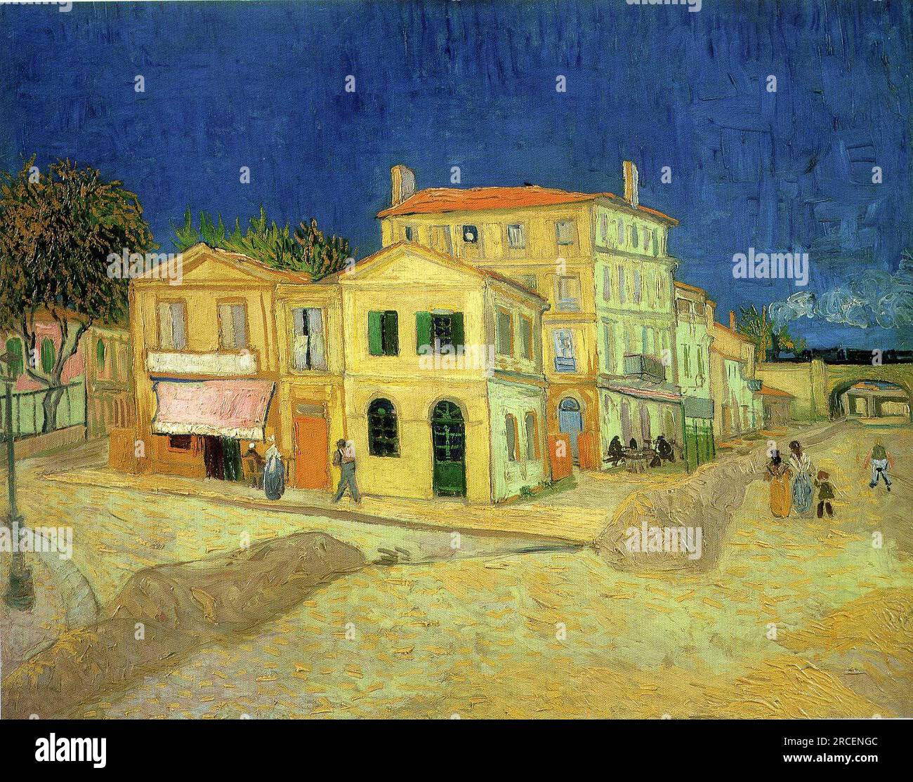 The Yellow House 1888; Arles, Bouches-du-Rhône, France by Vincent van ...