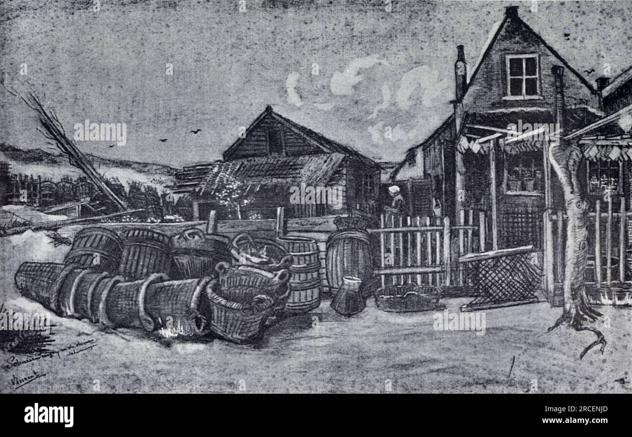 Fish-Drying Barn in Scheveningen 1882; Haag / Den Haag / La Haye / The ...