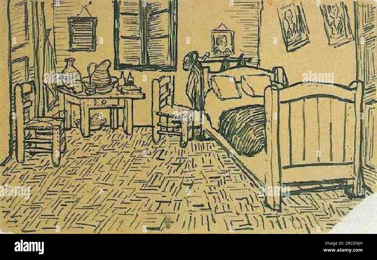 Vincent van gogh bedroom in arles hi-res stock photography and images ...