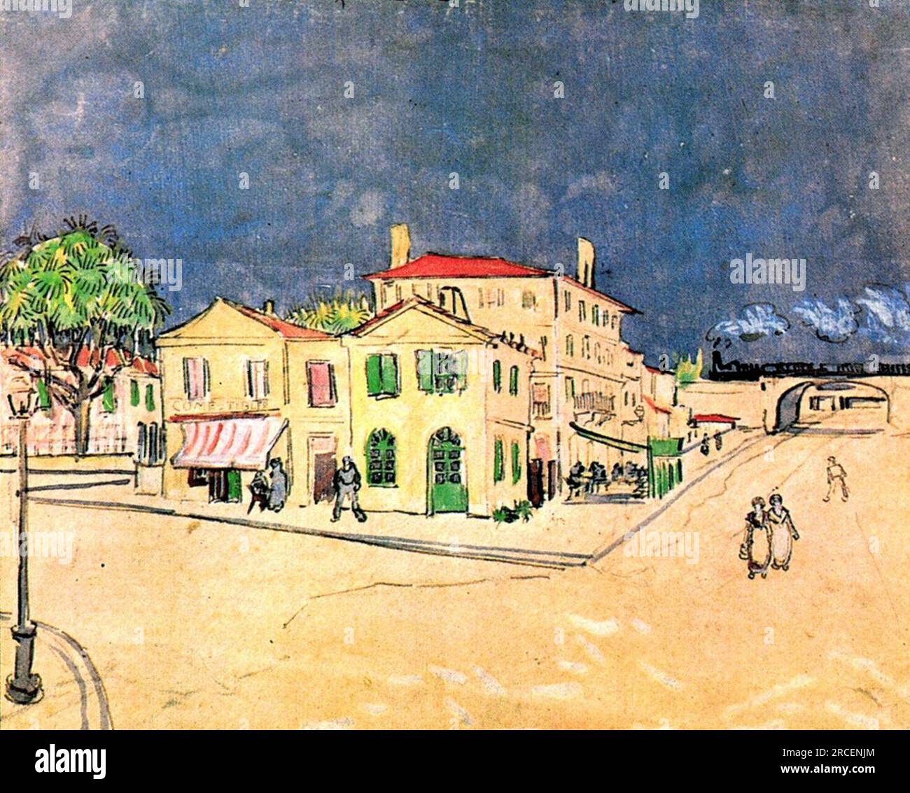 Vincent's House in Arles (The Yellow House) 1888; Arles, Bouches-du ...