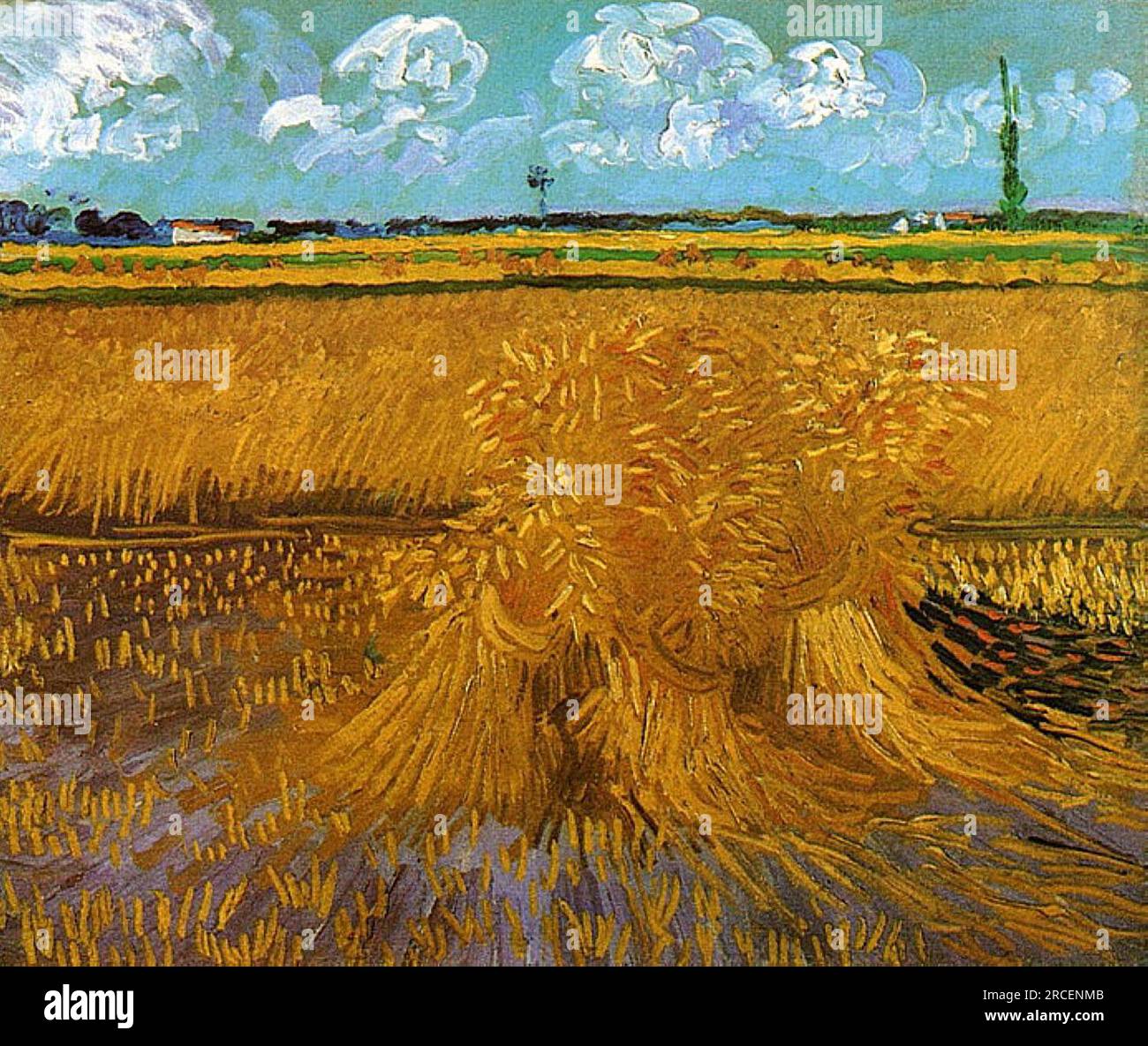 Wheatfield 1888 by vincent van gogh hi-res stock photography and images ...